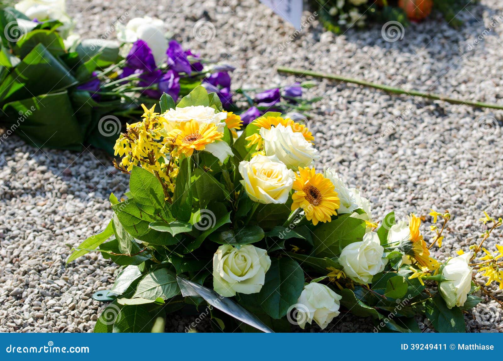 Yellow flowers bouquet stock image. Image of anniversary - 39249411
