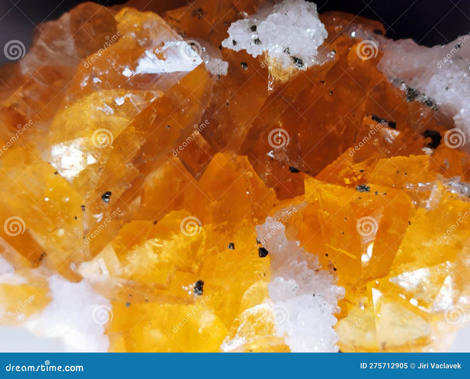 Yellow Fluorite Mineral Texture Stock Image - Image of specimen, rock ...