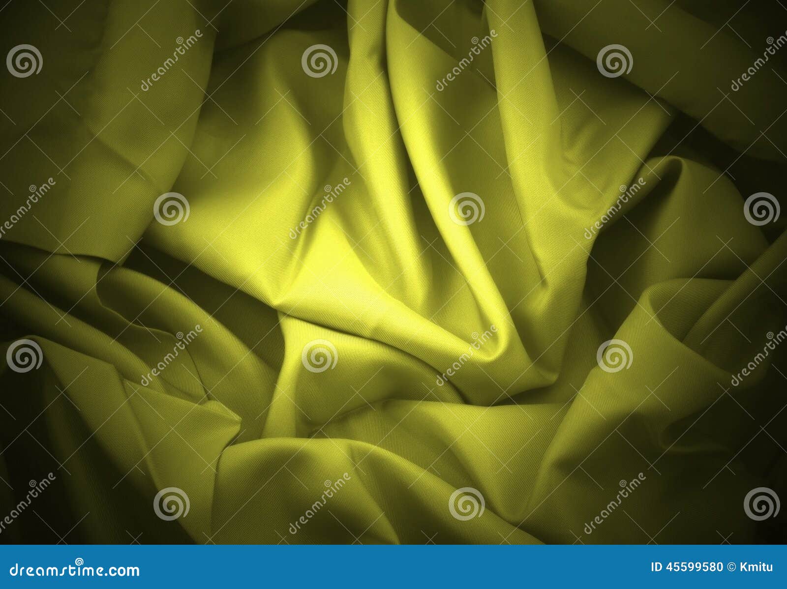 Yellow folded satin stock photo. Image of satin, patterned - 45599580