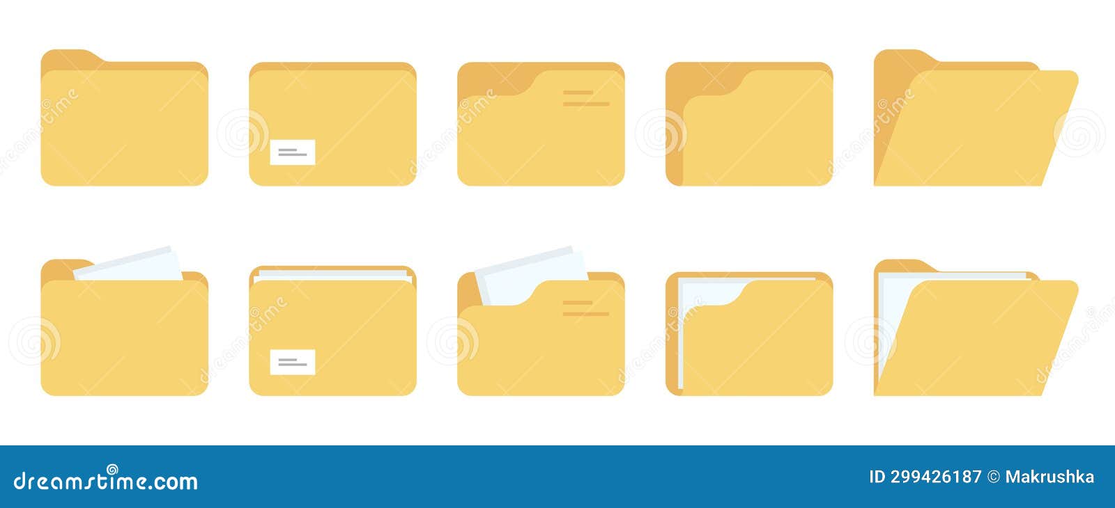 Yellow Folder. Computer Document. File Icon in Folder. Open Folder with ... Yellow Folder. Computer Document. File Icon in Folder. Open Folder with ...
