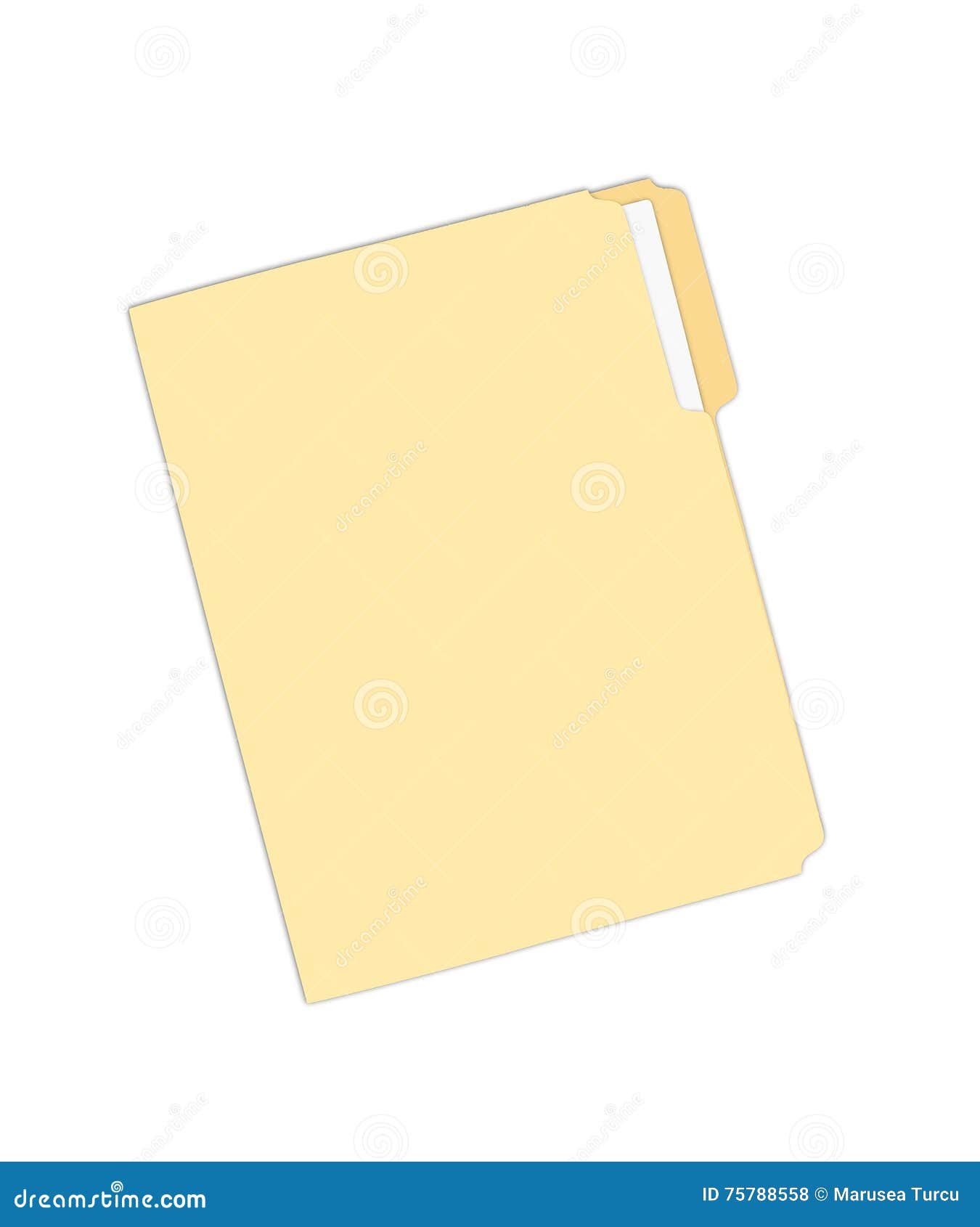 Yellow Folder stock illustration. Illustration of organize - 75788558