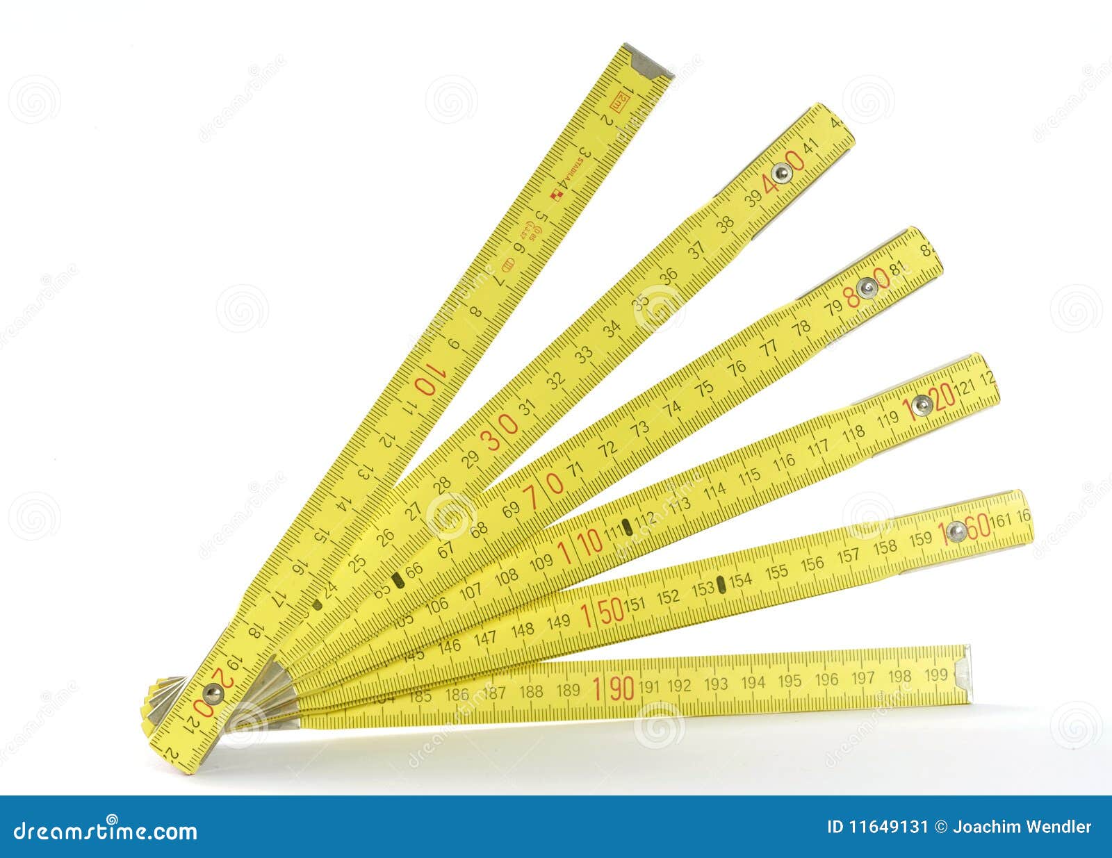 Yellow Folding Measuring Stick Stock Image - Image of rule, yard: 11649131