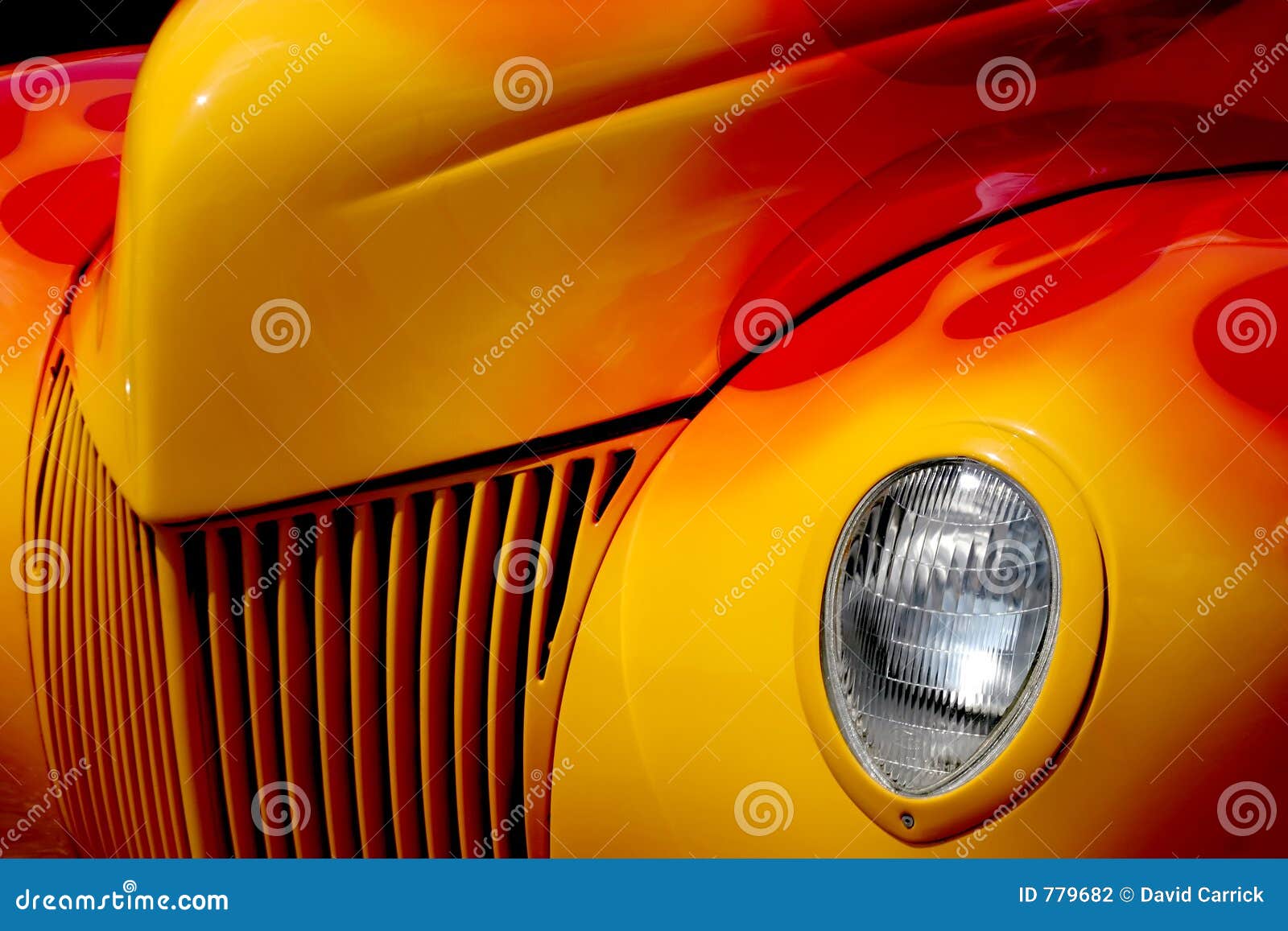 Yellow Ford stock photo. Image of paint, ford, abstract - 779682