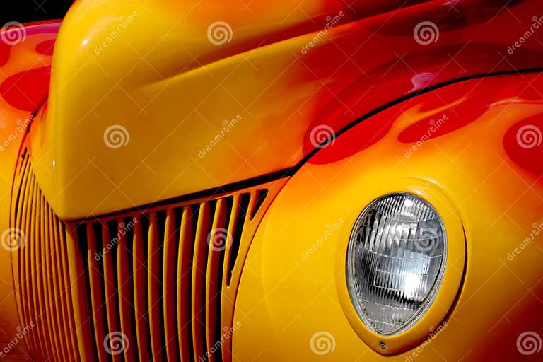 Yellow Ford stock photo. Image of paint, ford, abstract - 779682