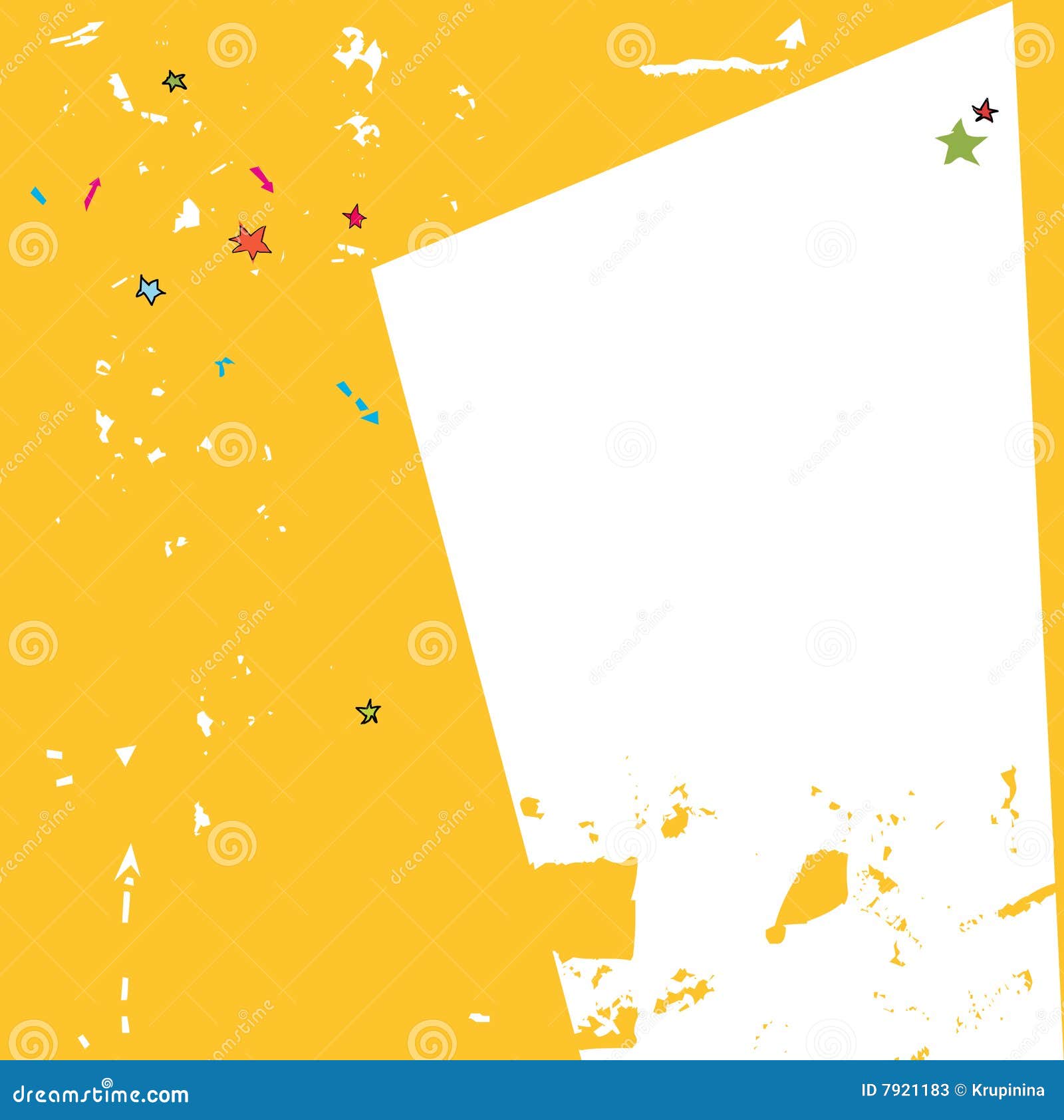 Yellow Frame With Trendy Texture. Vector Stock .Sand Texture. Summer ...