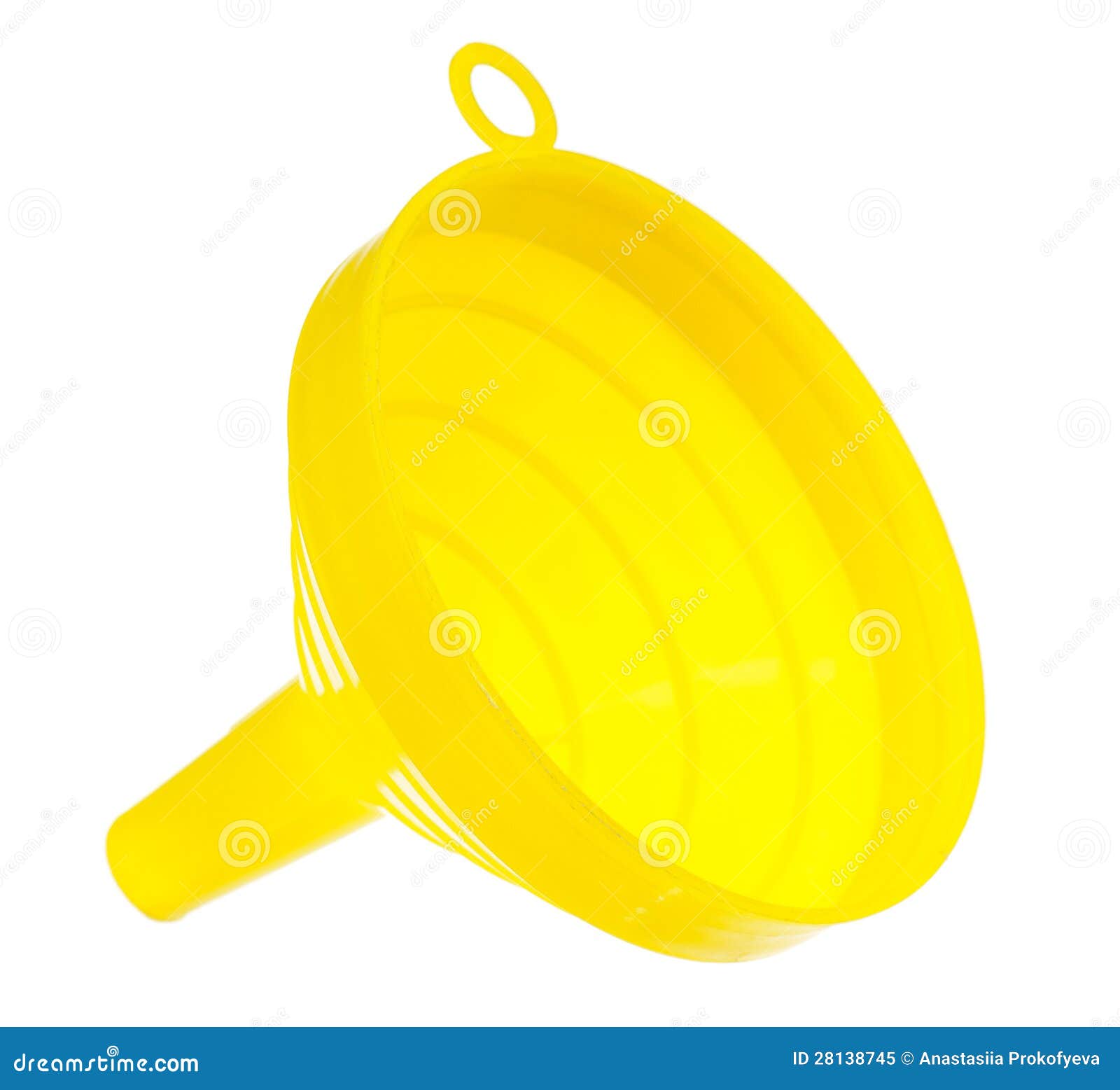 Yellow funnel stock image. Image of element, horizontal - 28138745