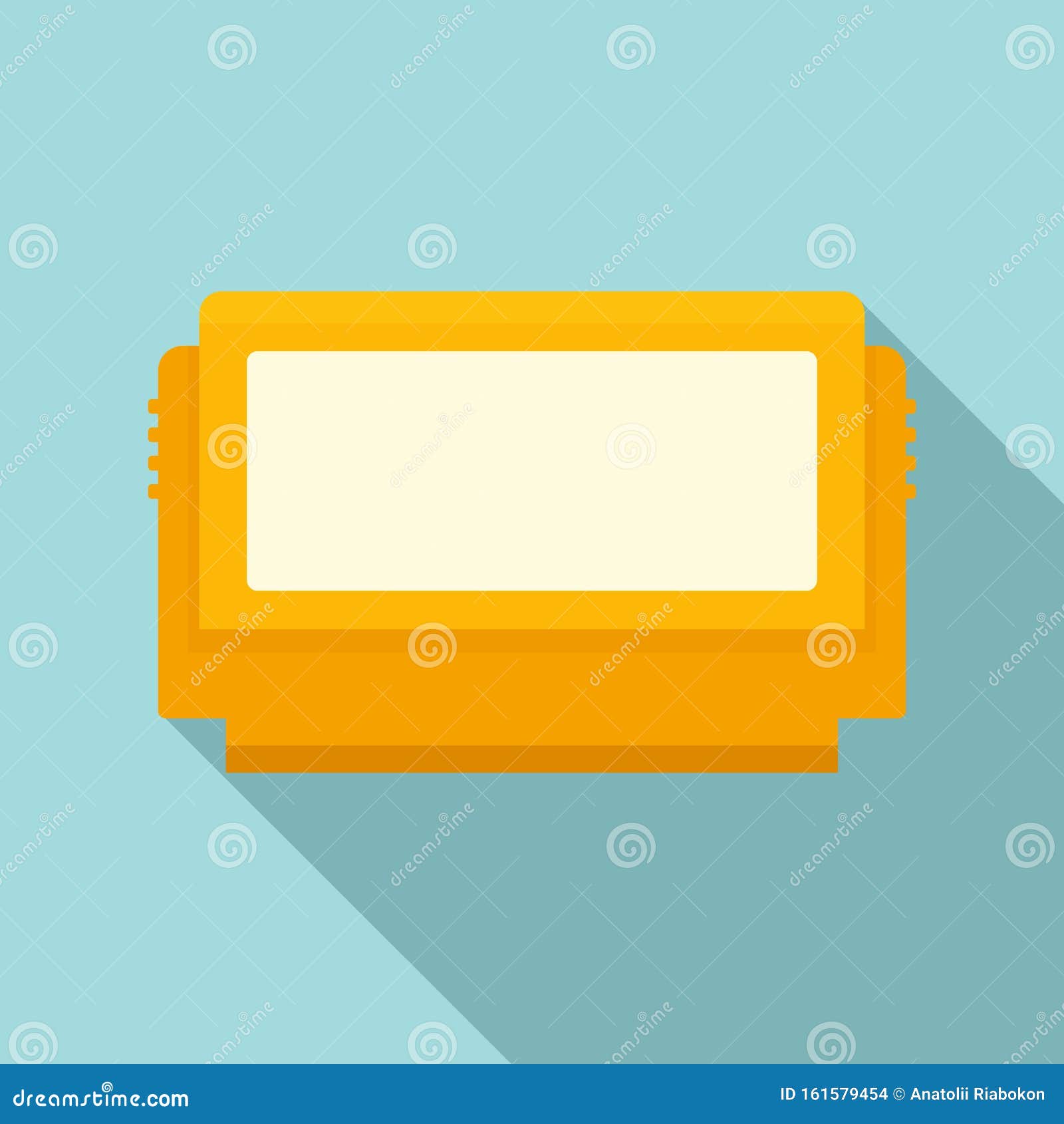 Yellow Game Menu Level Interface Ui Panels Vector Illustration ...