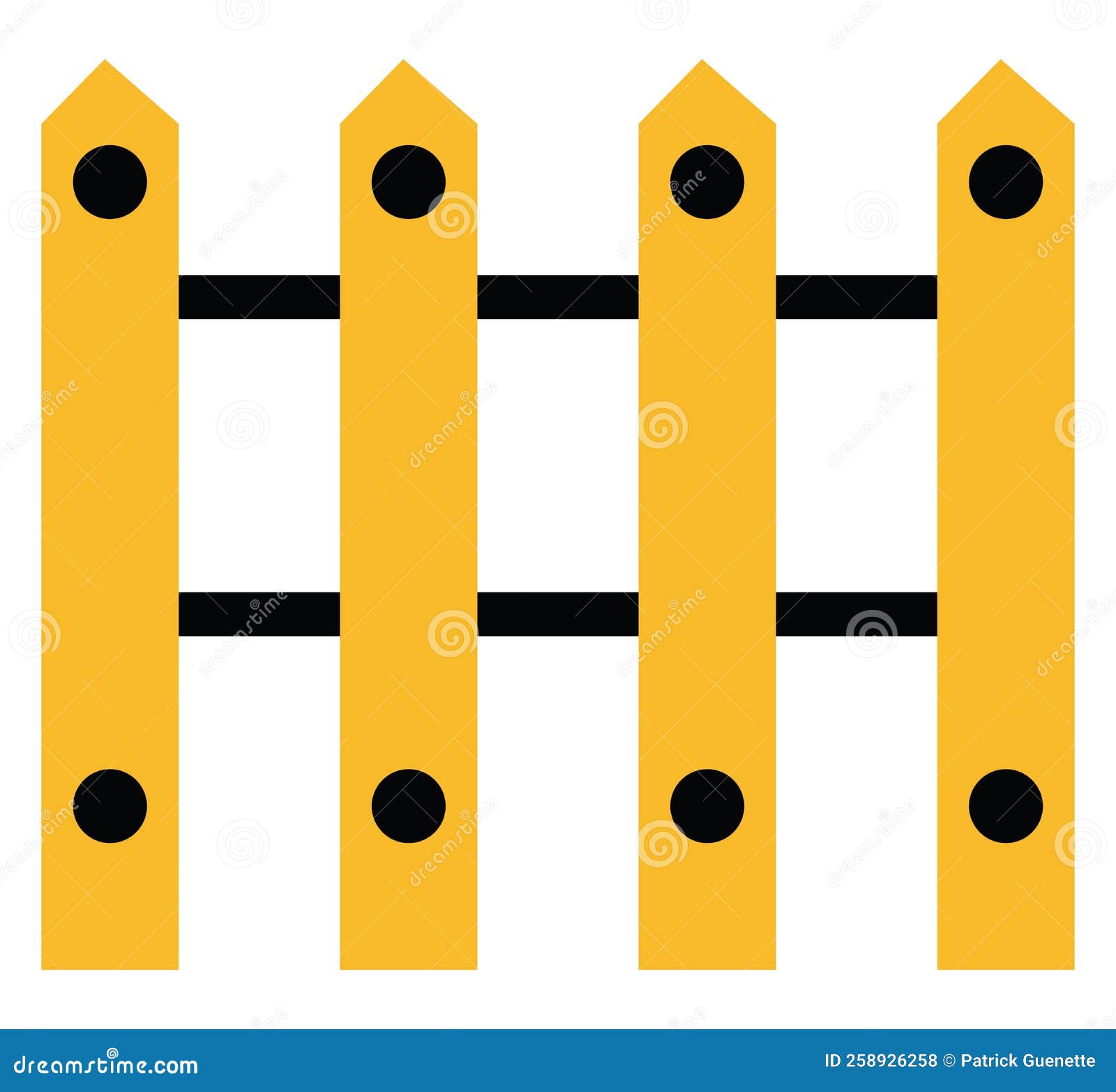Yellow garden hedge, icon stock vector. Illustration of element - 258926258