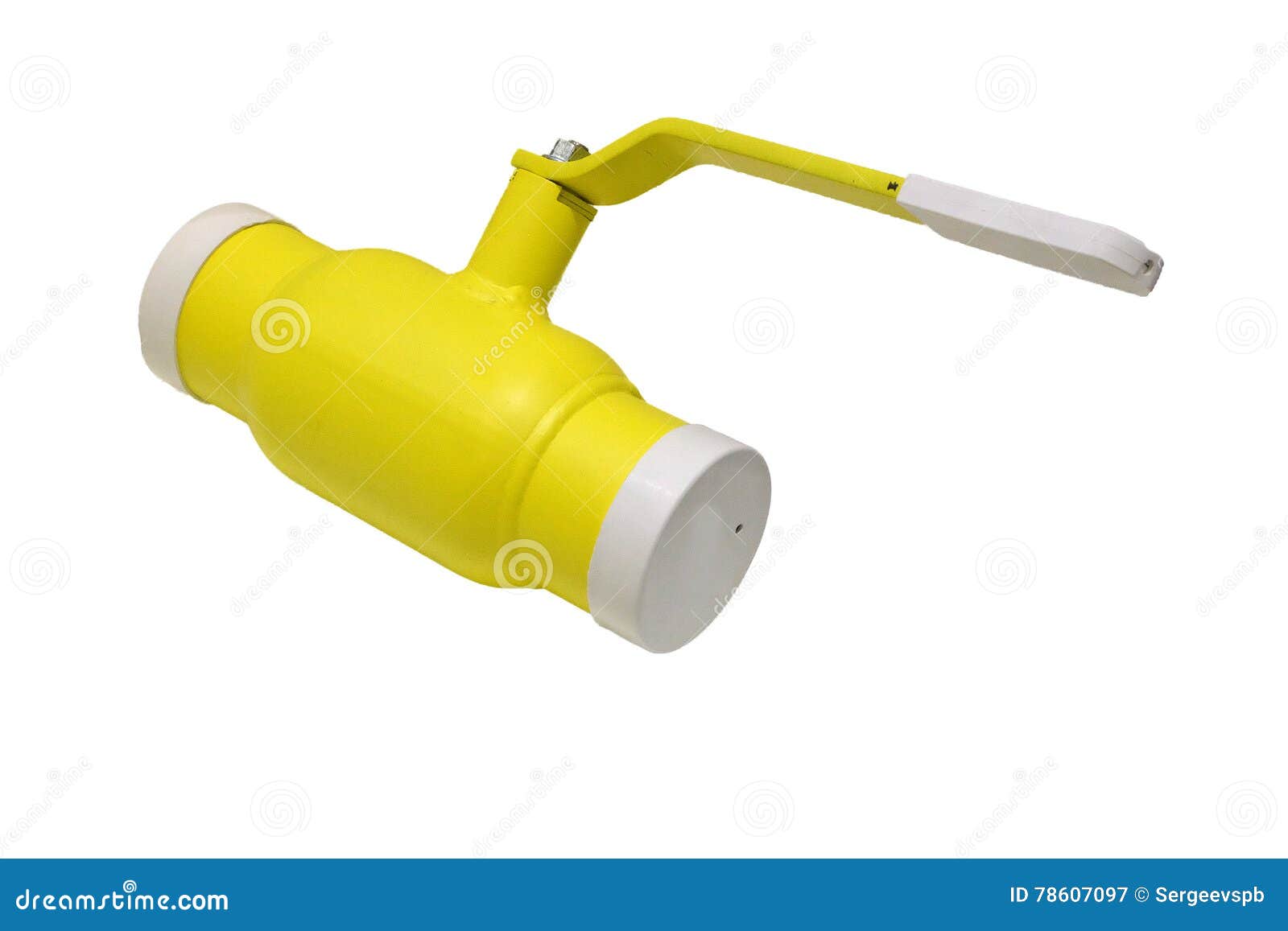 Yellow gas valve stock image. Image of valve, technology - 78607097