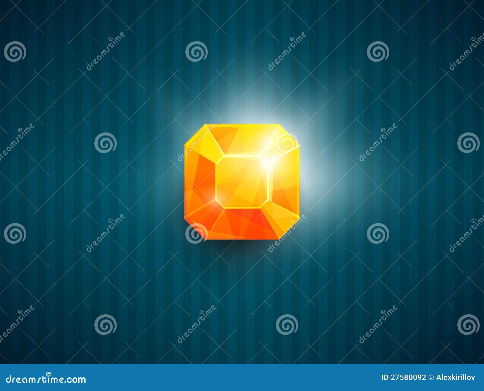 Yellow gem stock illustration. Illustration of rich, background - 27580092