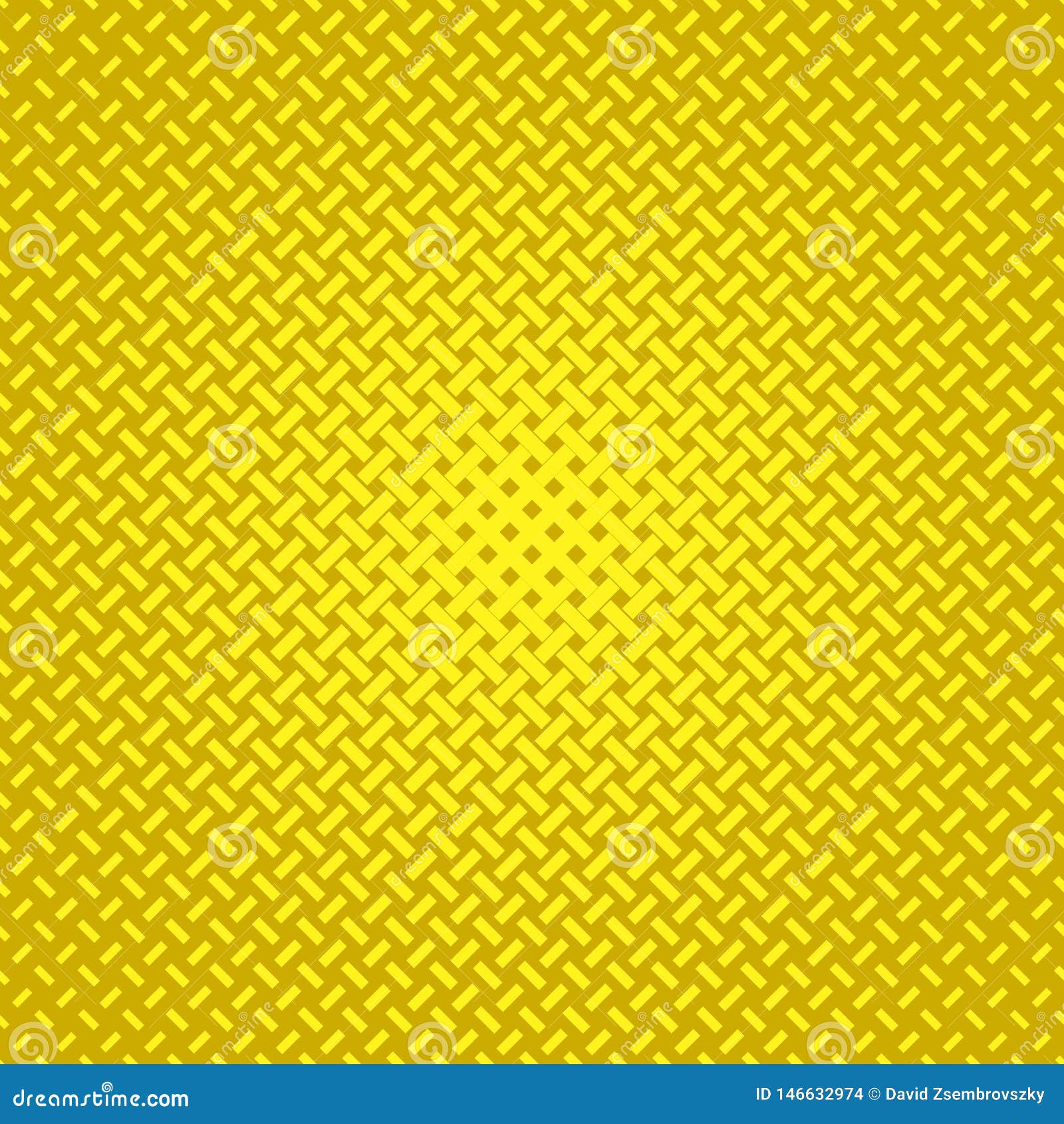 Yellow Geometric Halftone Pattern Background - Vector Graphic from ...