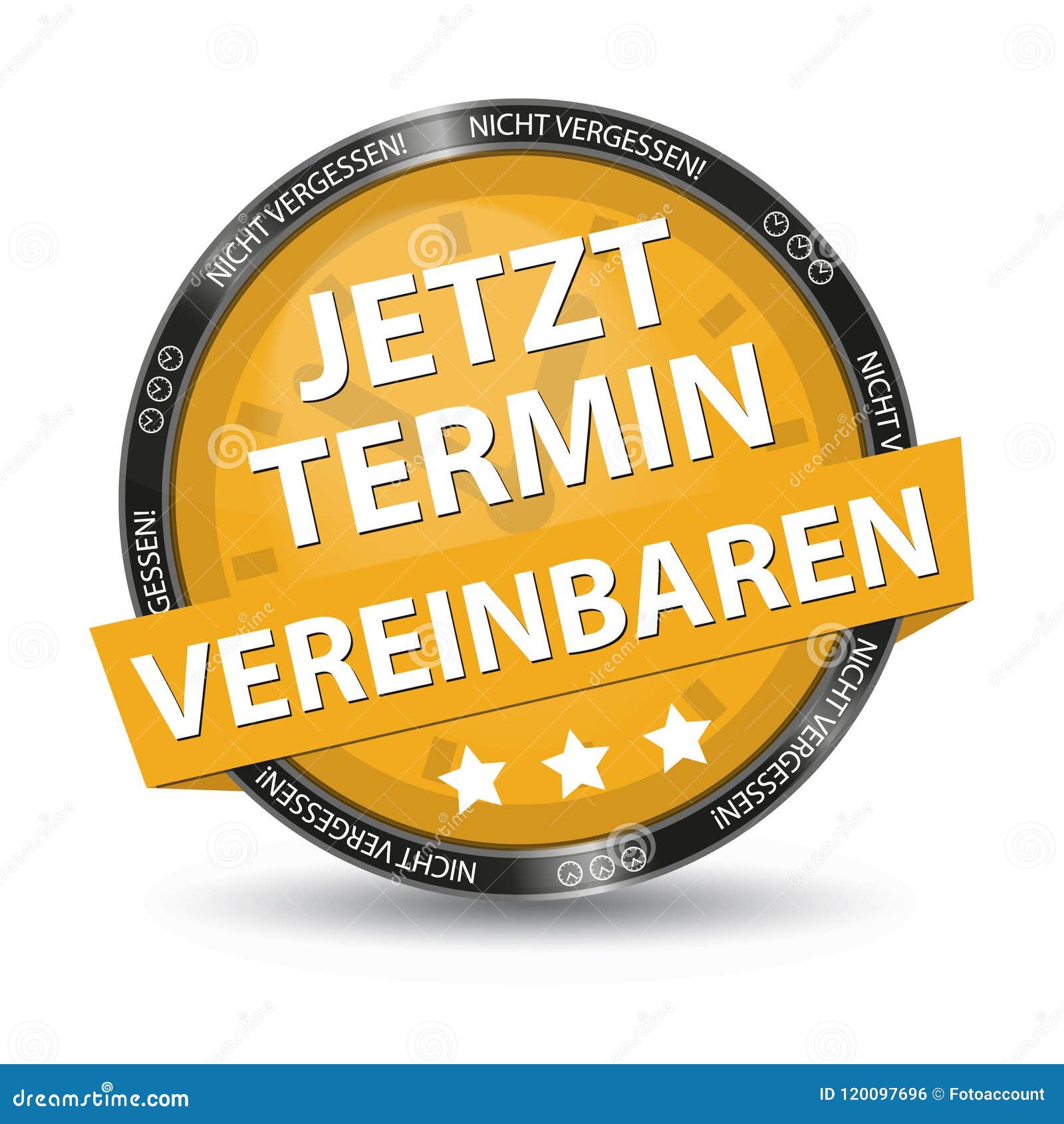 German Glossy Button Inquire Now - Vector Illustration - Isolated On ...