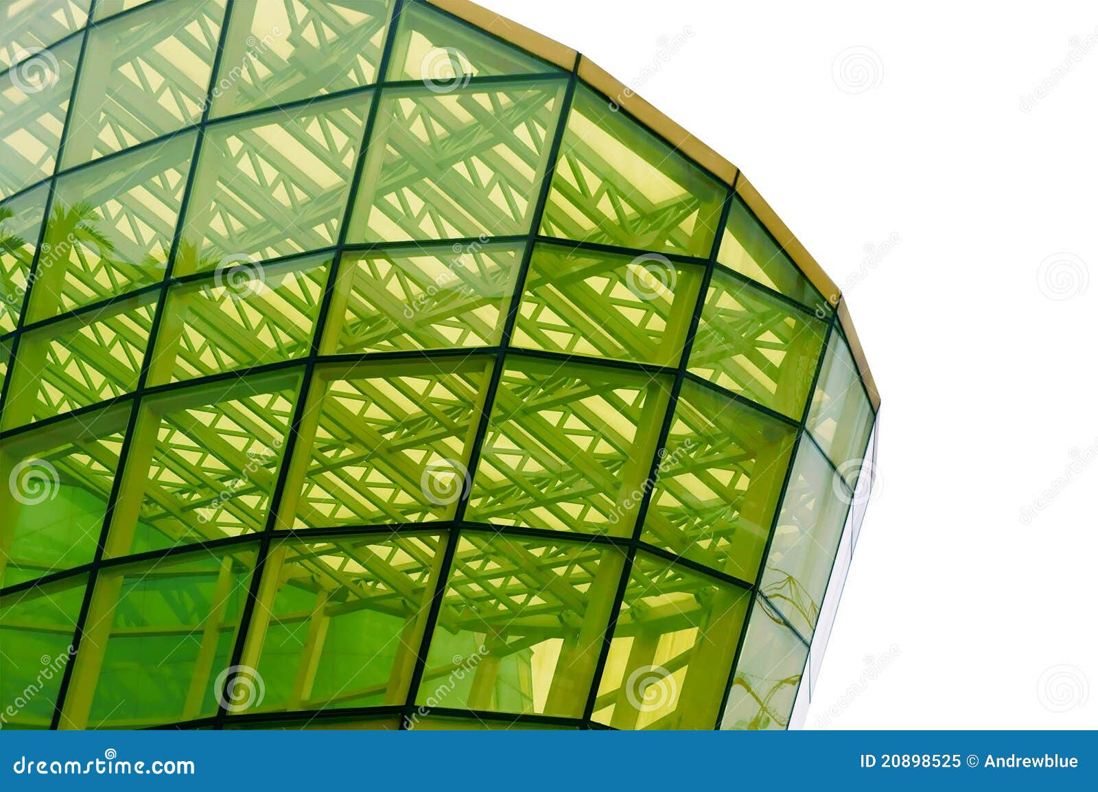 Yellow Glass Panel Struture Stock Image - Image of mirror, office: 20898525