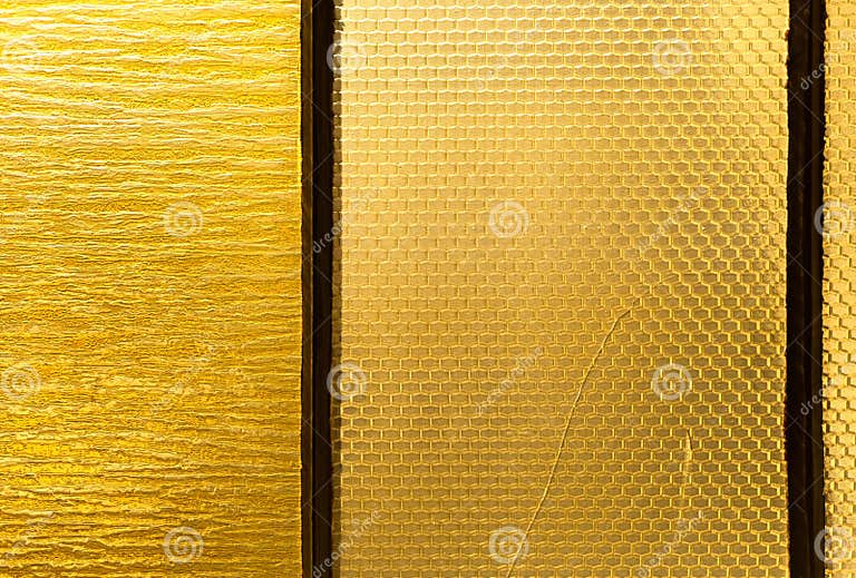 Yellow Glass Texture with Pattern Stock Photo - Image of deco, hard ...