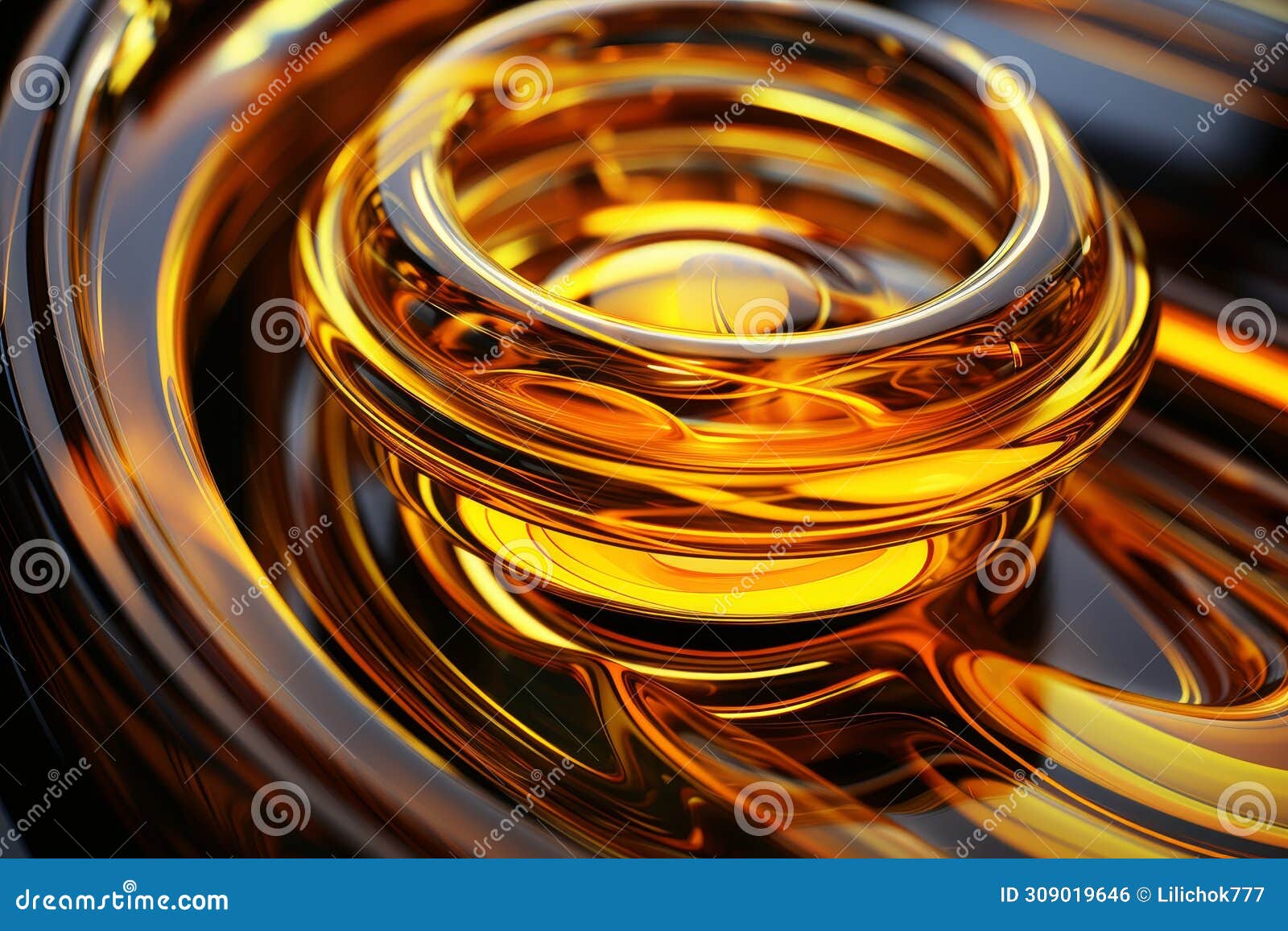 Yellow Glass Texture on Vibrant Background with Soft Reflection ...