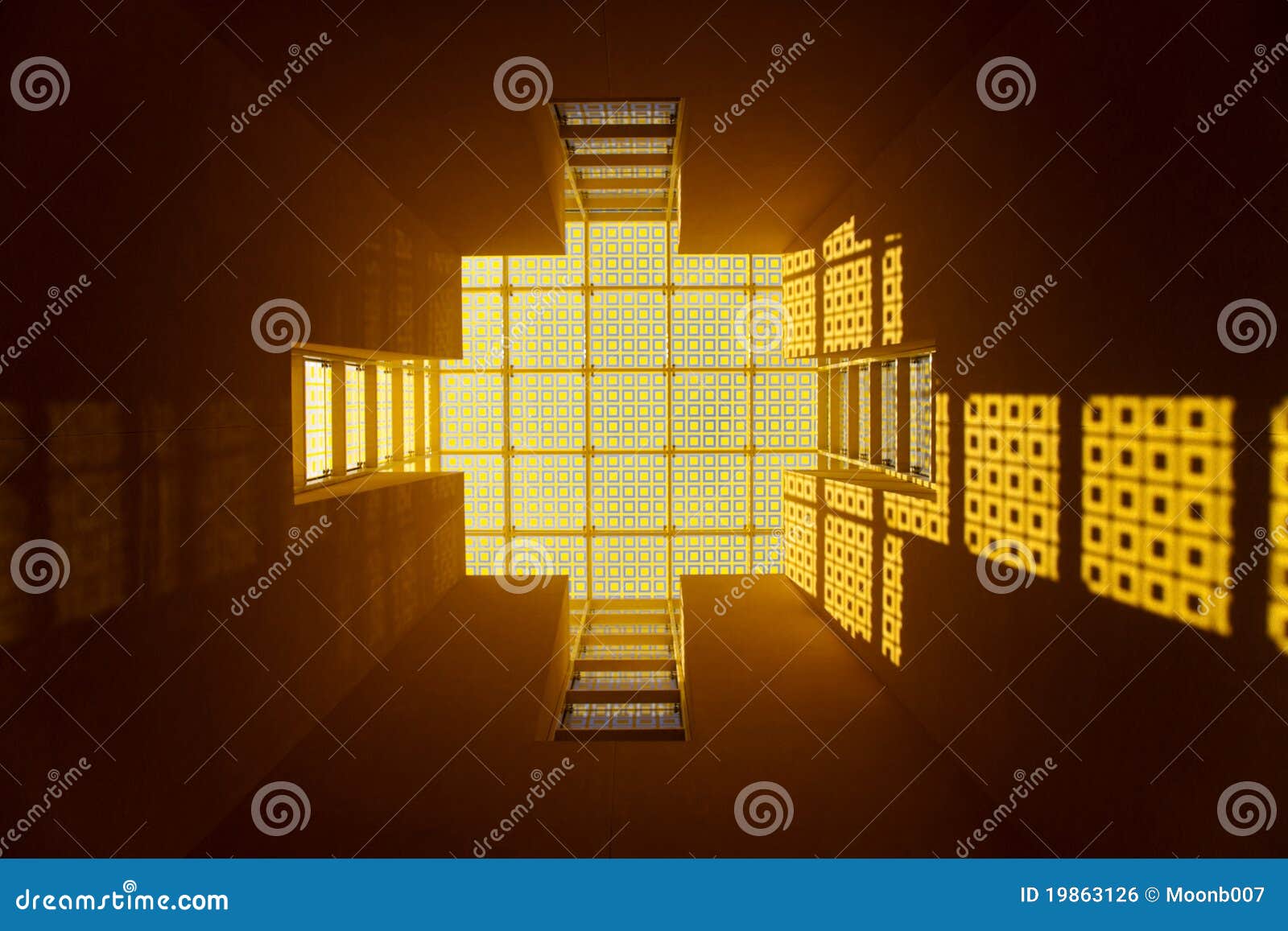 Yellow Glass Window stock photo. Image of architecture - 19863126