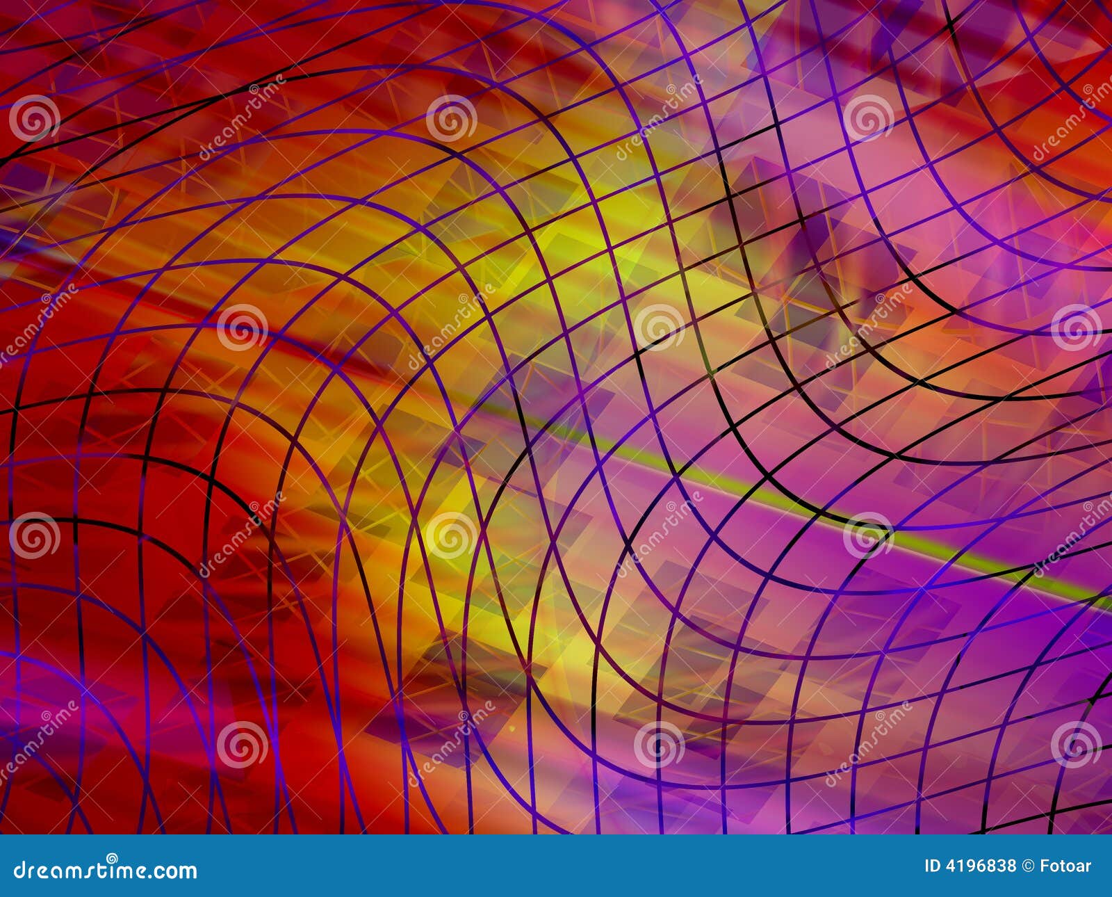 Red And Yellow Glowing Border Vector Illustration | CartoonDealer.com ...