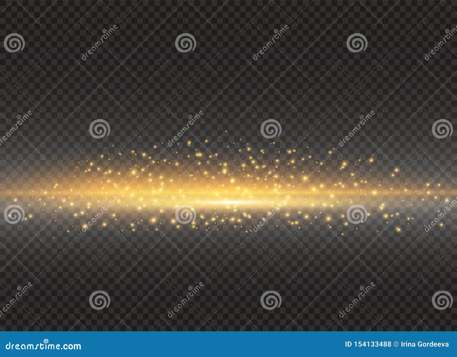 Yellow glowing light stock vector. Illustration of lens - 154133488