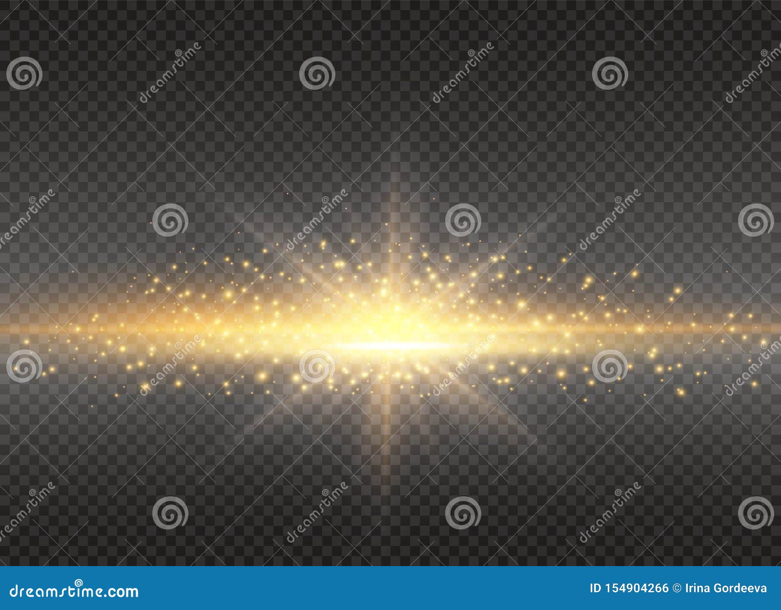 Yellow glowing light stock vector. Illustration of color - 154904266