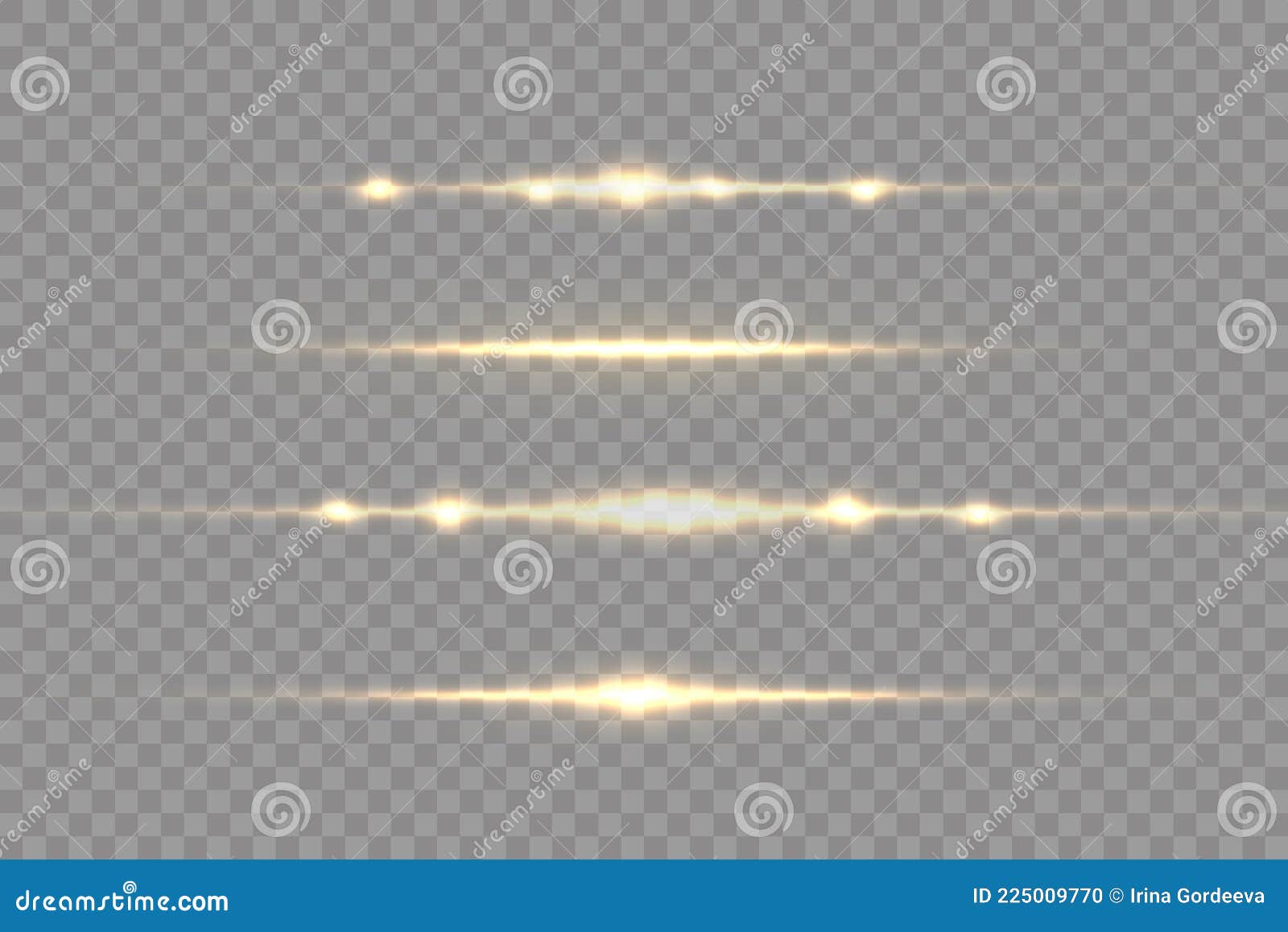 Yellow Glowing Light, Shining Sun, Bright Flash. Stock Vector ...