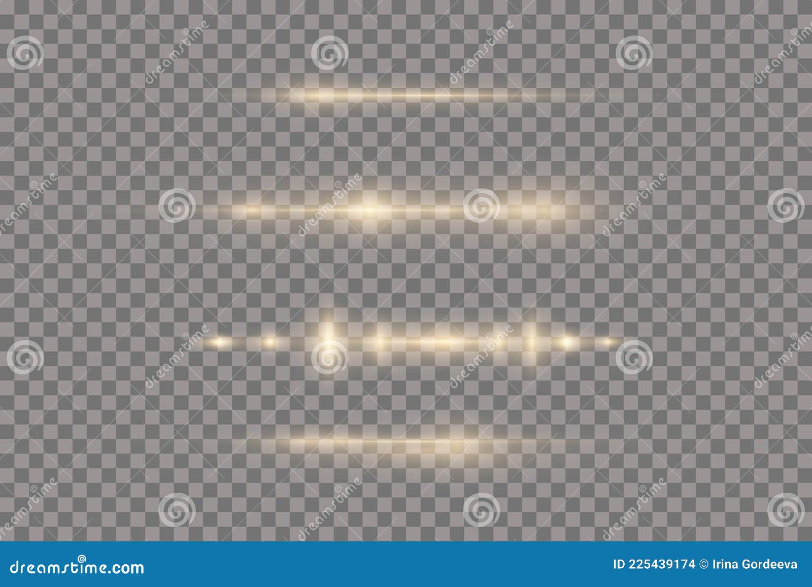 Yellow Glowing Light, Shining Sun, Bright Flash. Stock Vector ...