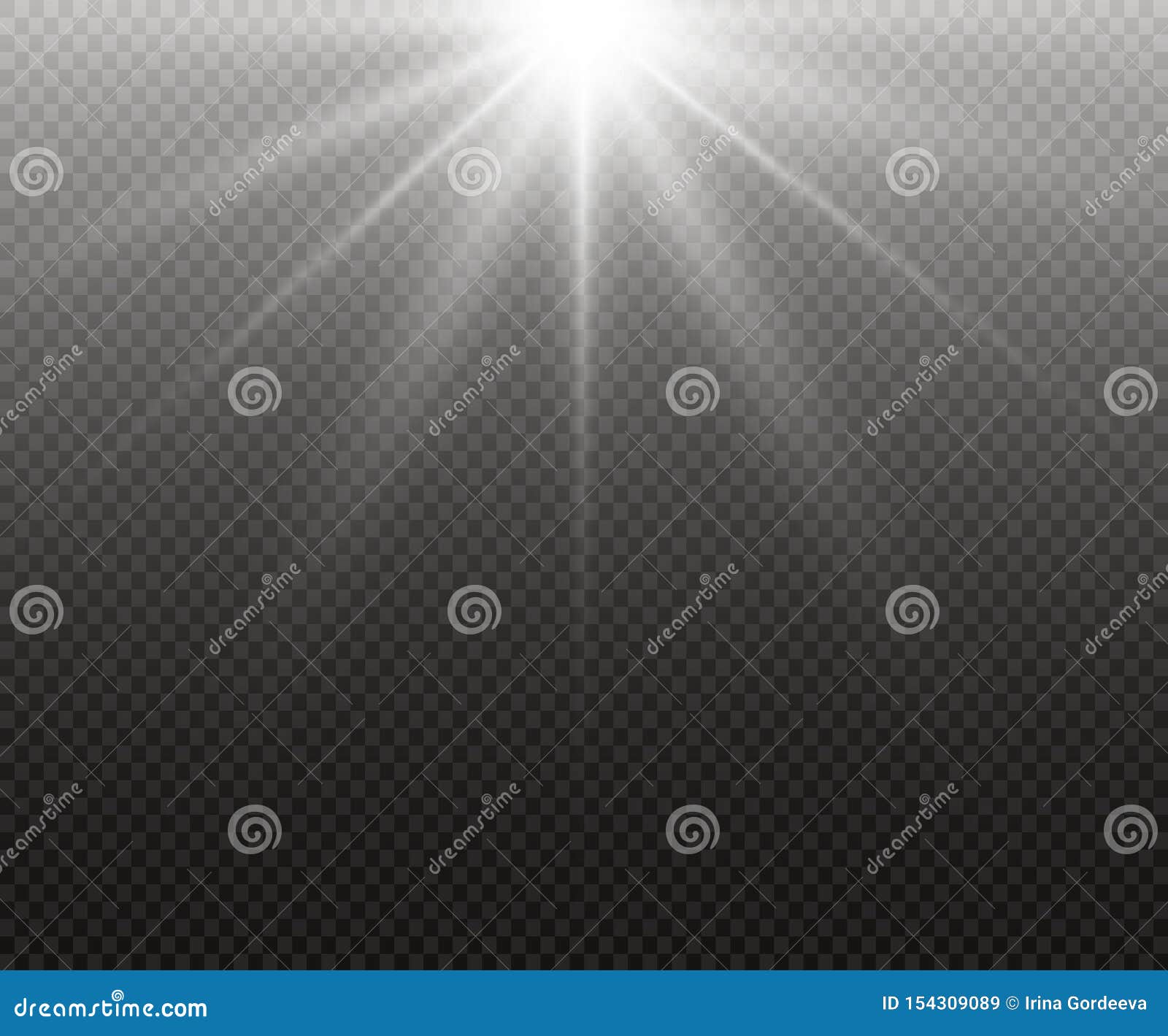 Yellow glowing light stock vector. Illustration of beam - 154309089