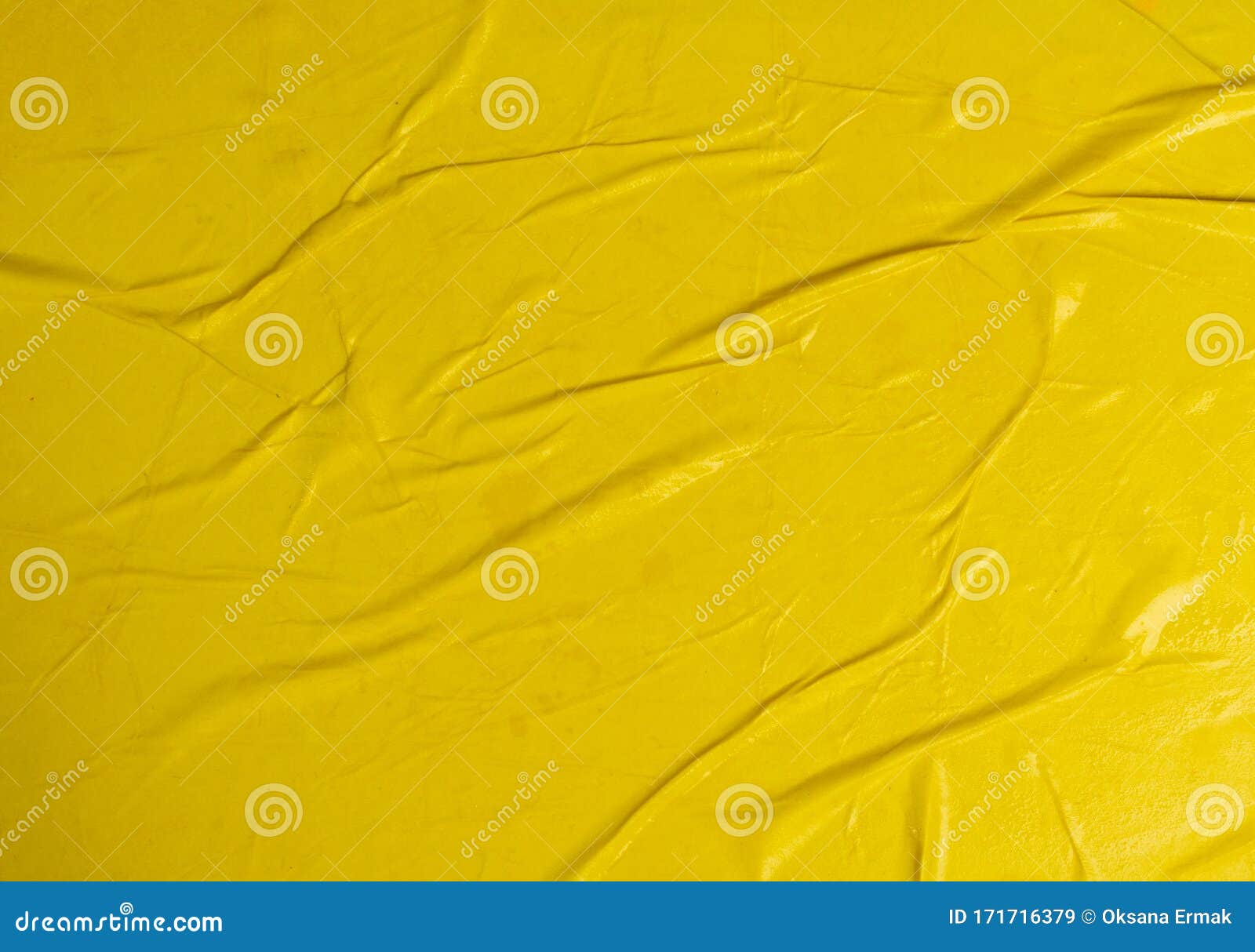 Yellow Glued Paper Texture with Creases Surface Grunge Effect Stock ...