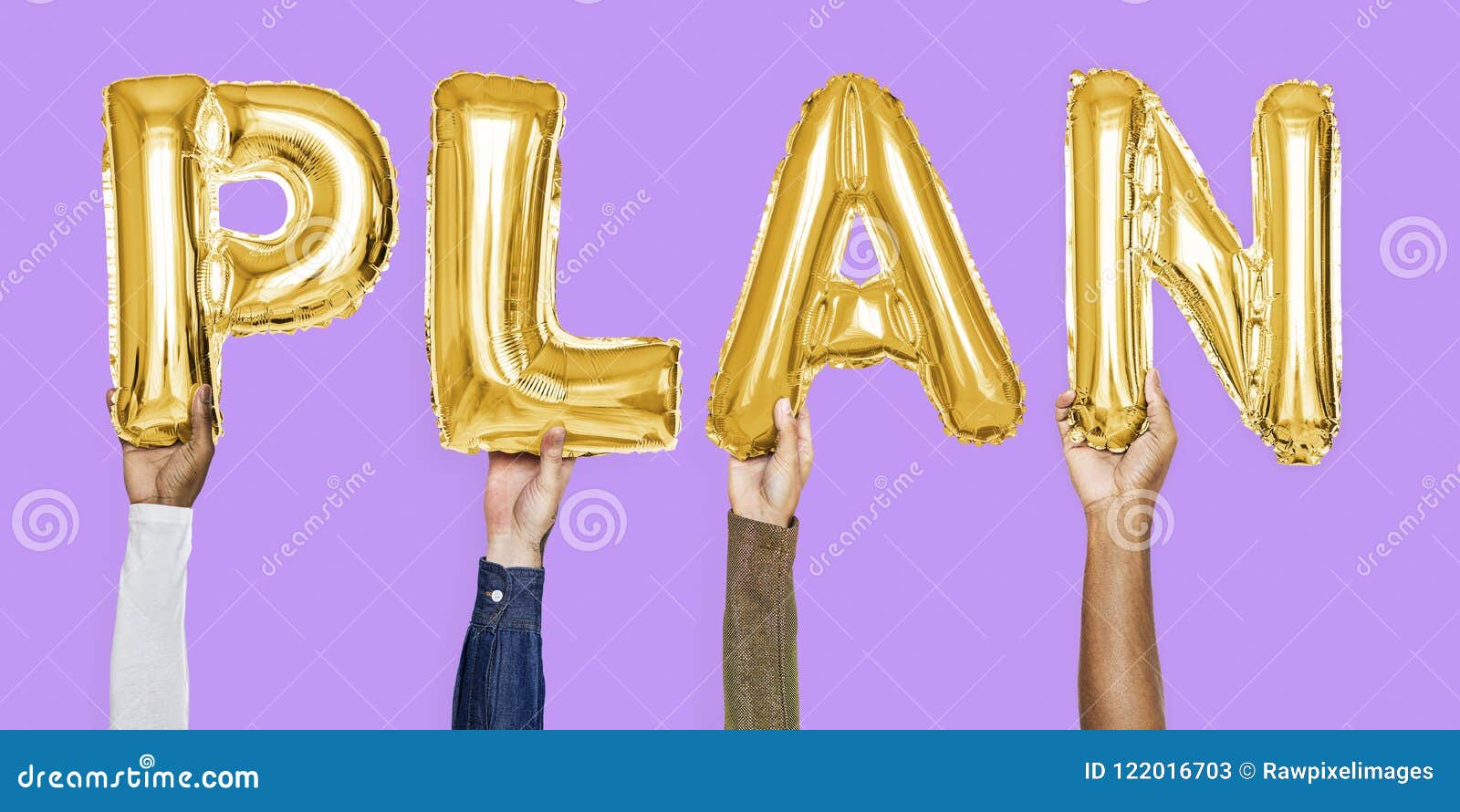 Yellow Gold Alphabet Helium Balloons Forming the Text Plan Stock Image ...