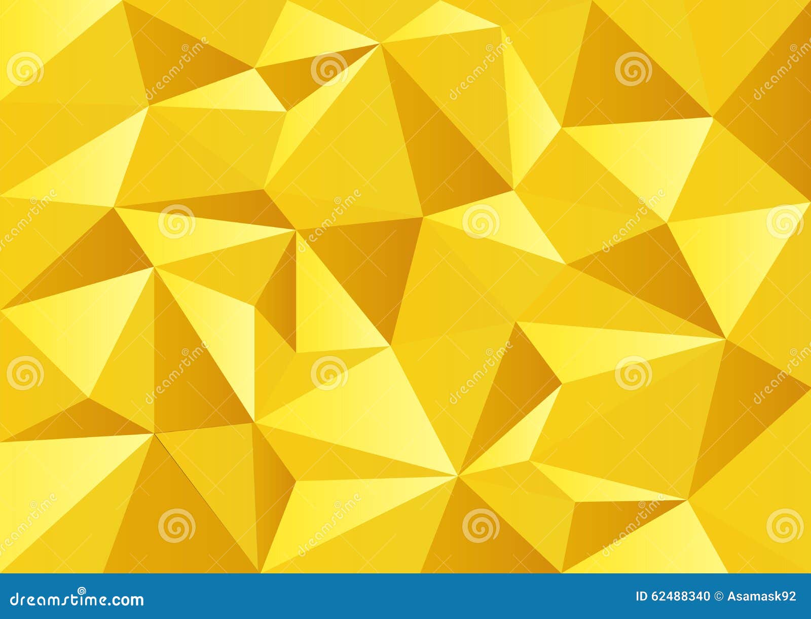 Yellow Gold Celebration Polygon Background Stock Vector - Illustration of metallic, element ...