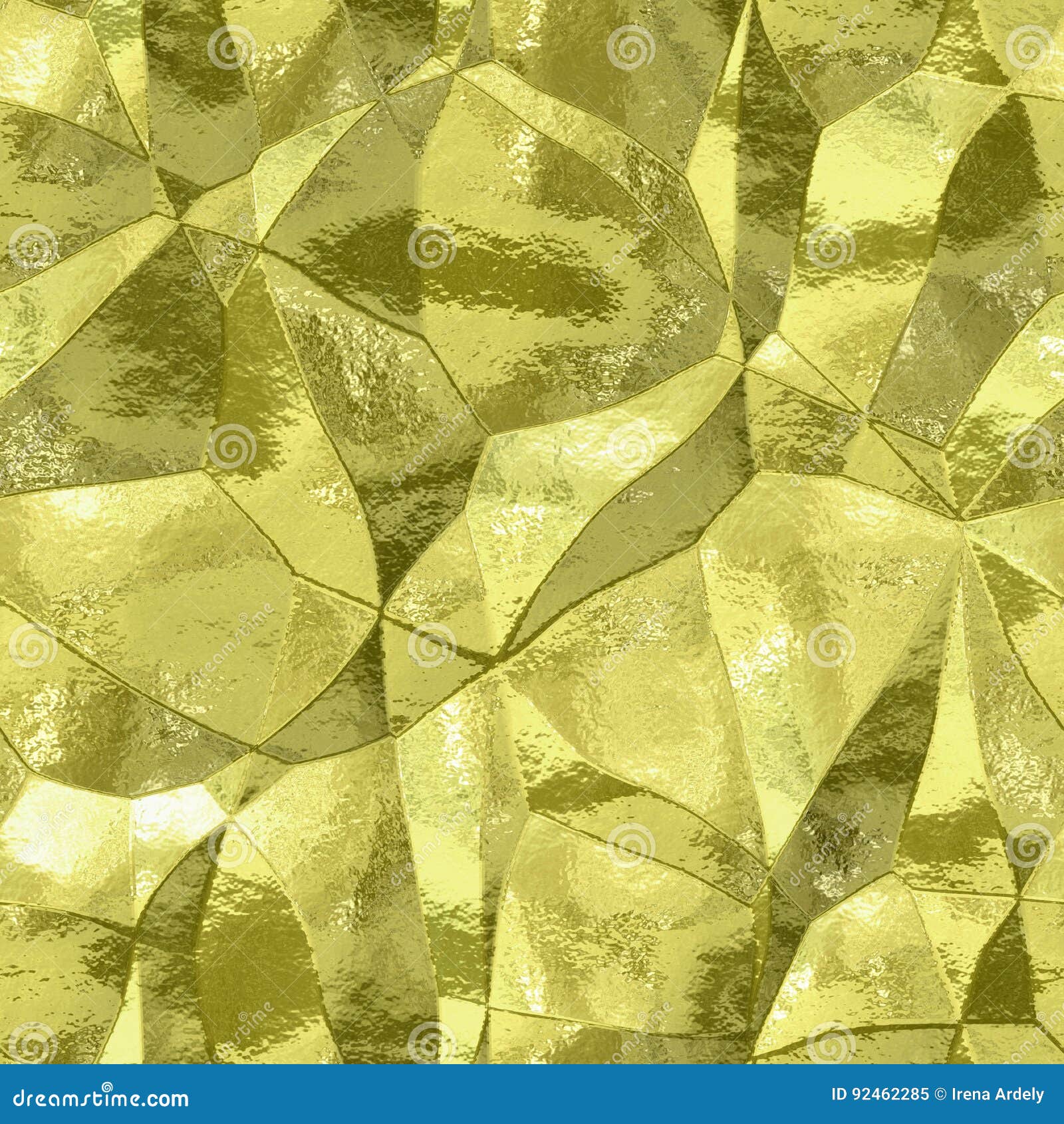 Yellow Gold Metal Seamless Pattern Background Stock Illustration ...