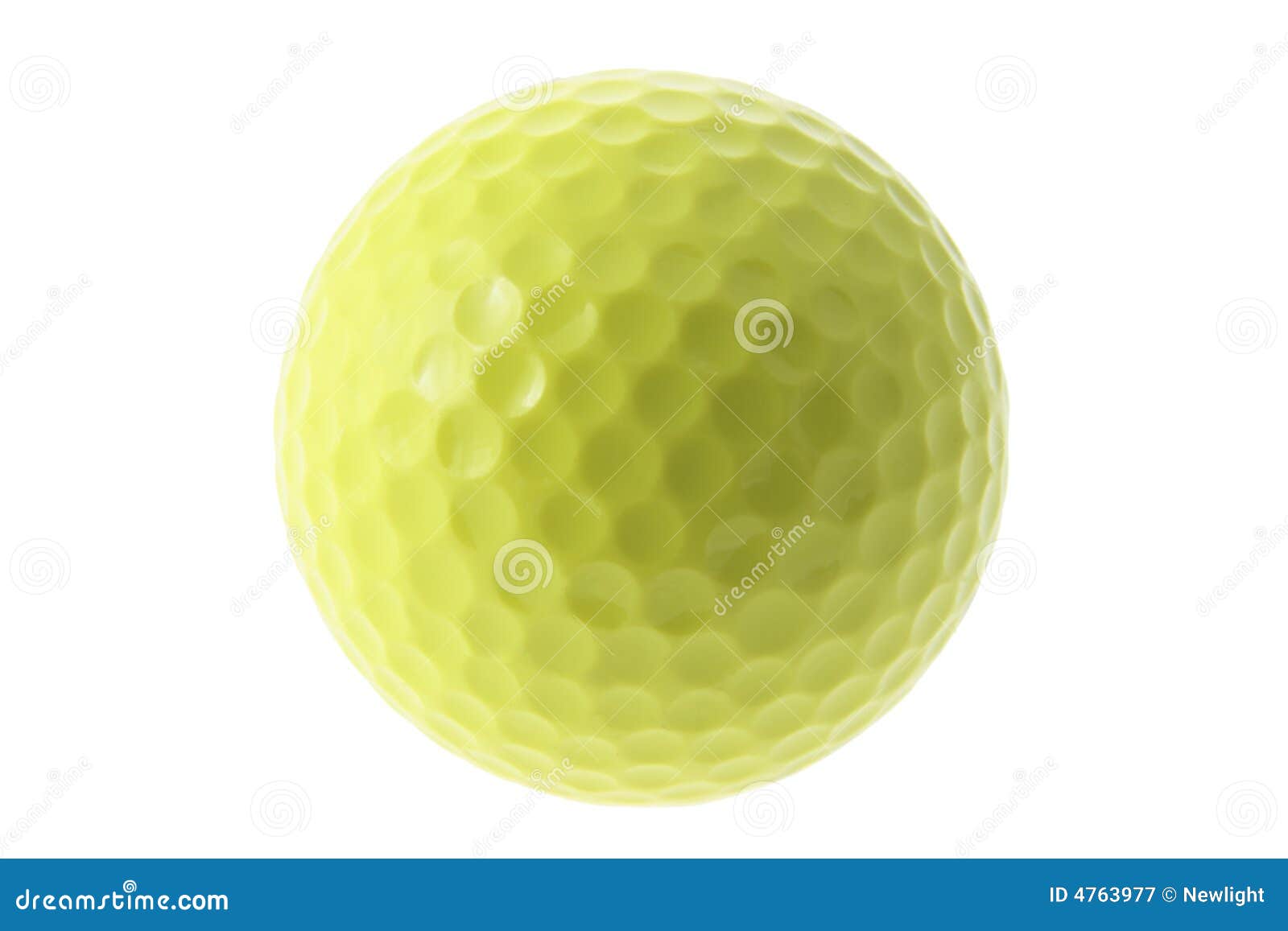Yellow Golf Ball stock image. Image of white, concept - 4763977