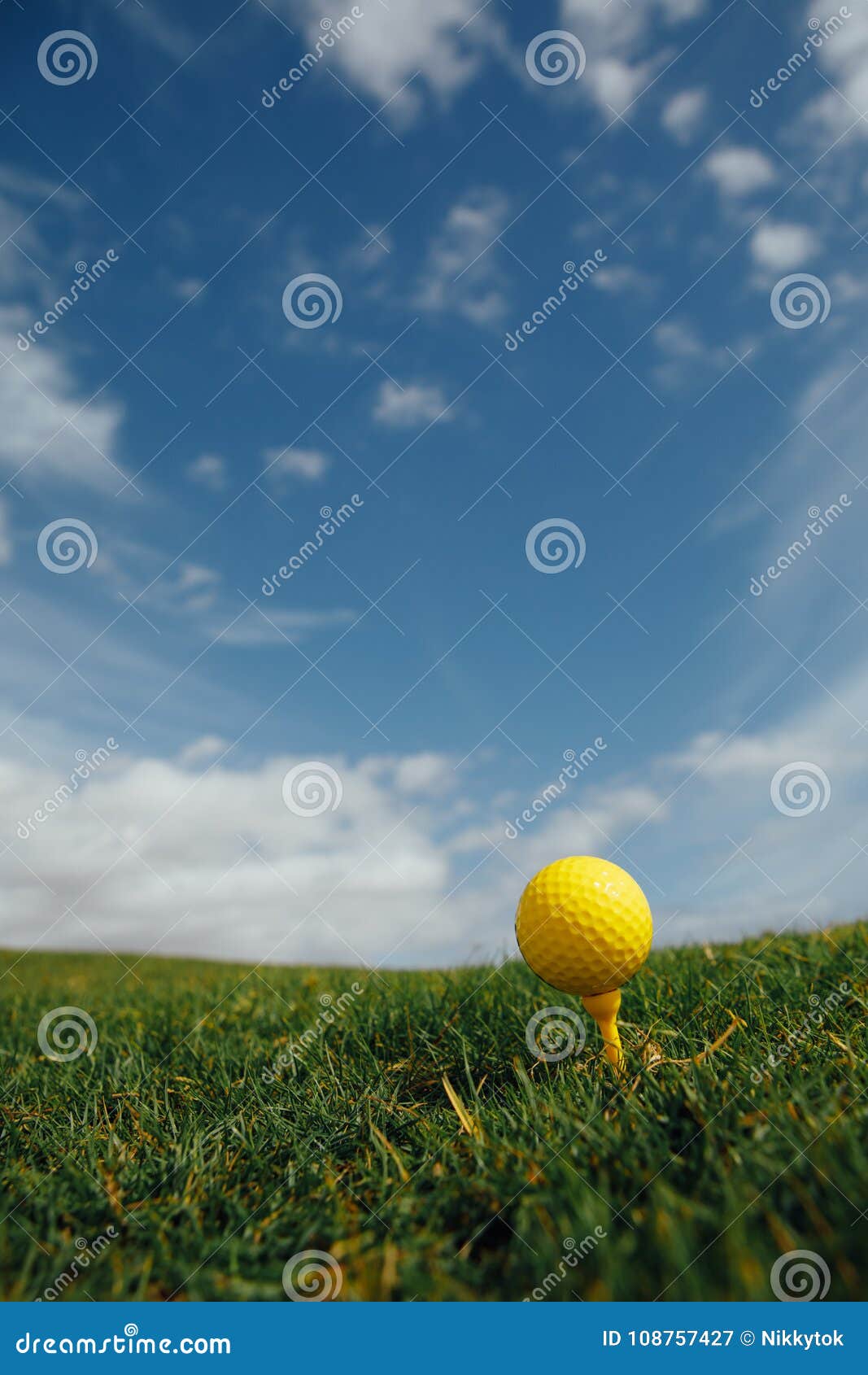 Yellow Golf Ball Royalty-Free Stock Image | CartoonDealer.com #2521726