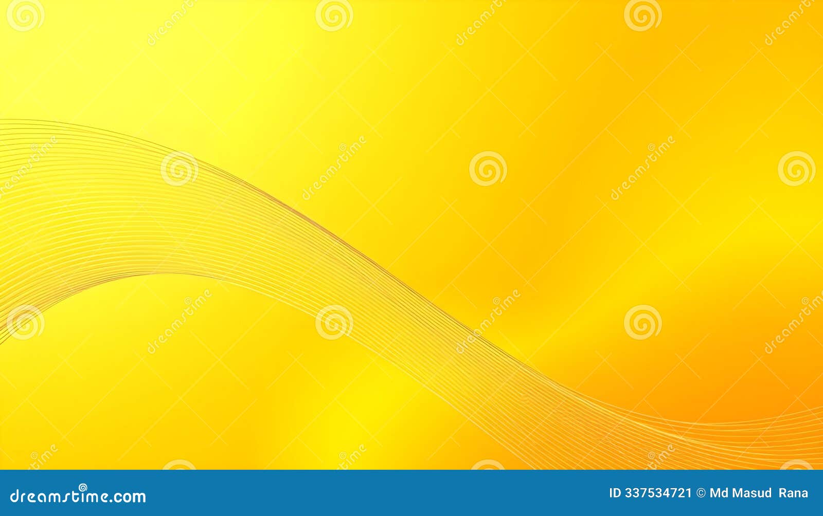 Yellow Gradient Abstract Background with Line Waves Shape Stock ...