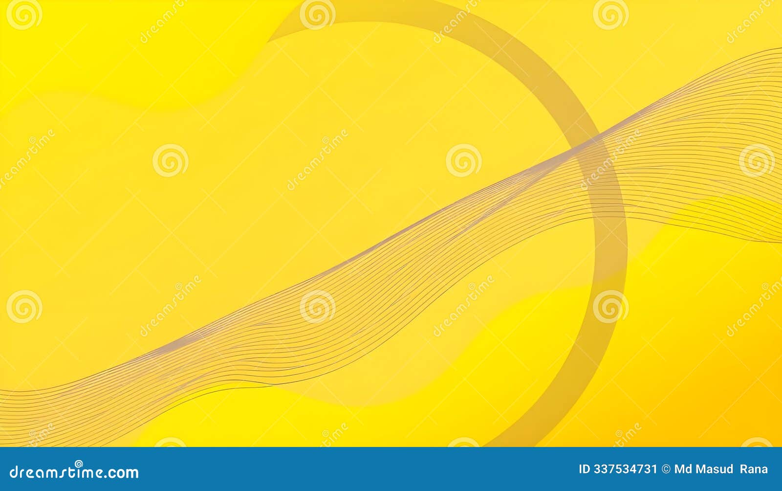 Yellow Gradient Abstract Background with Line Waves Shape Stock ...