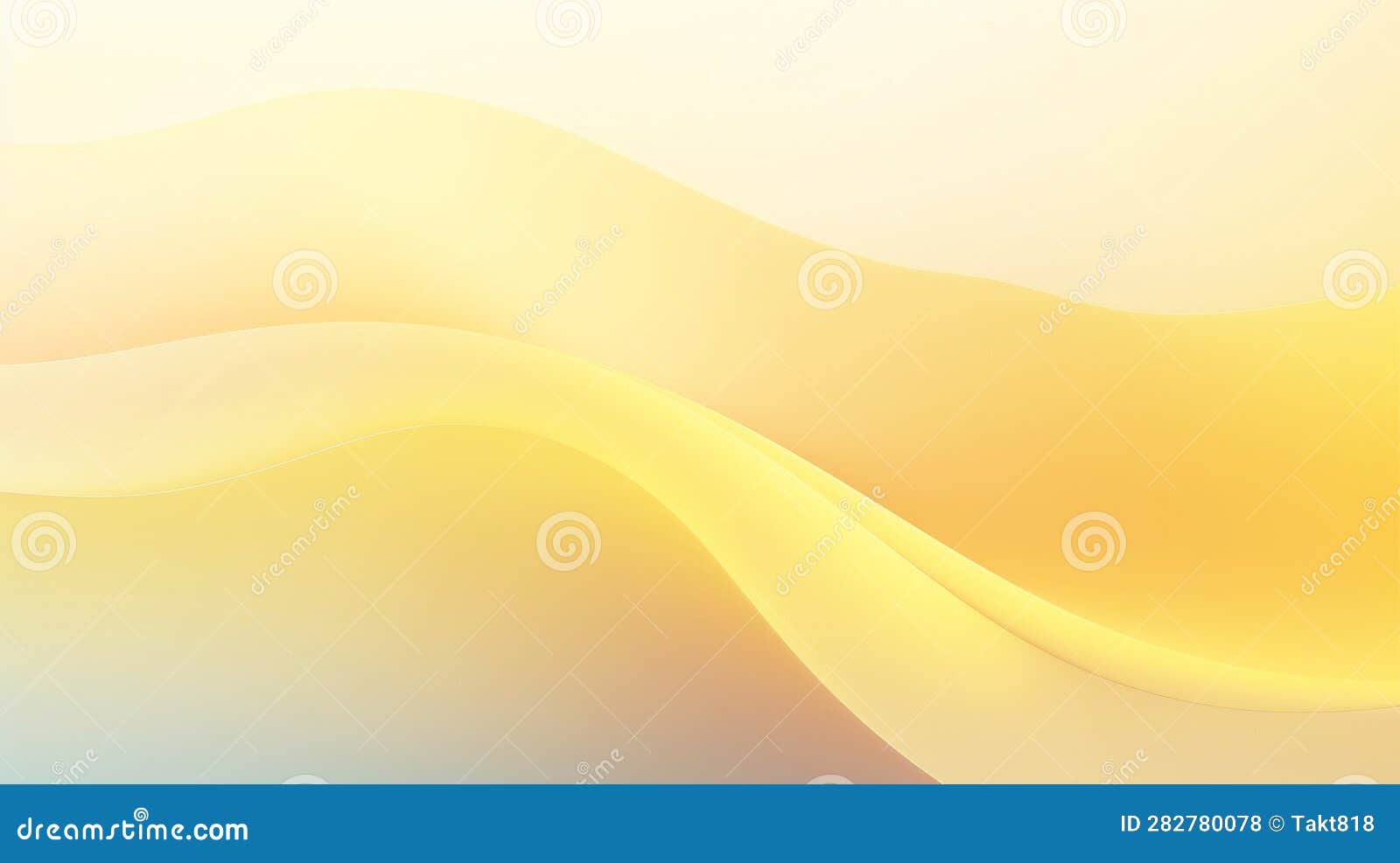 Yellow Gradient Abstract Line and Wave Background, Generative Ai Stock ...