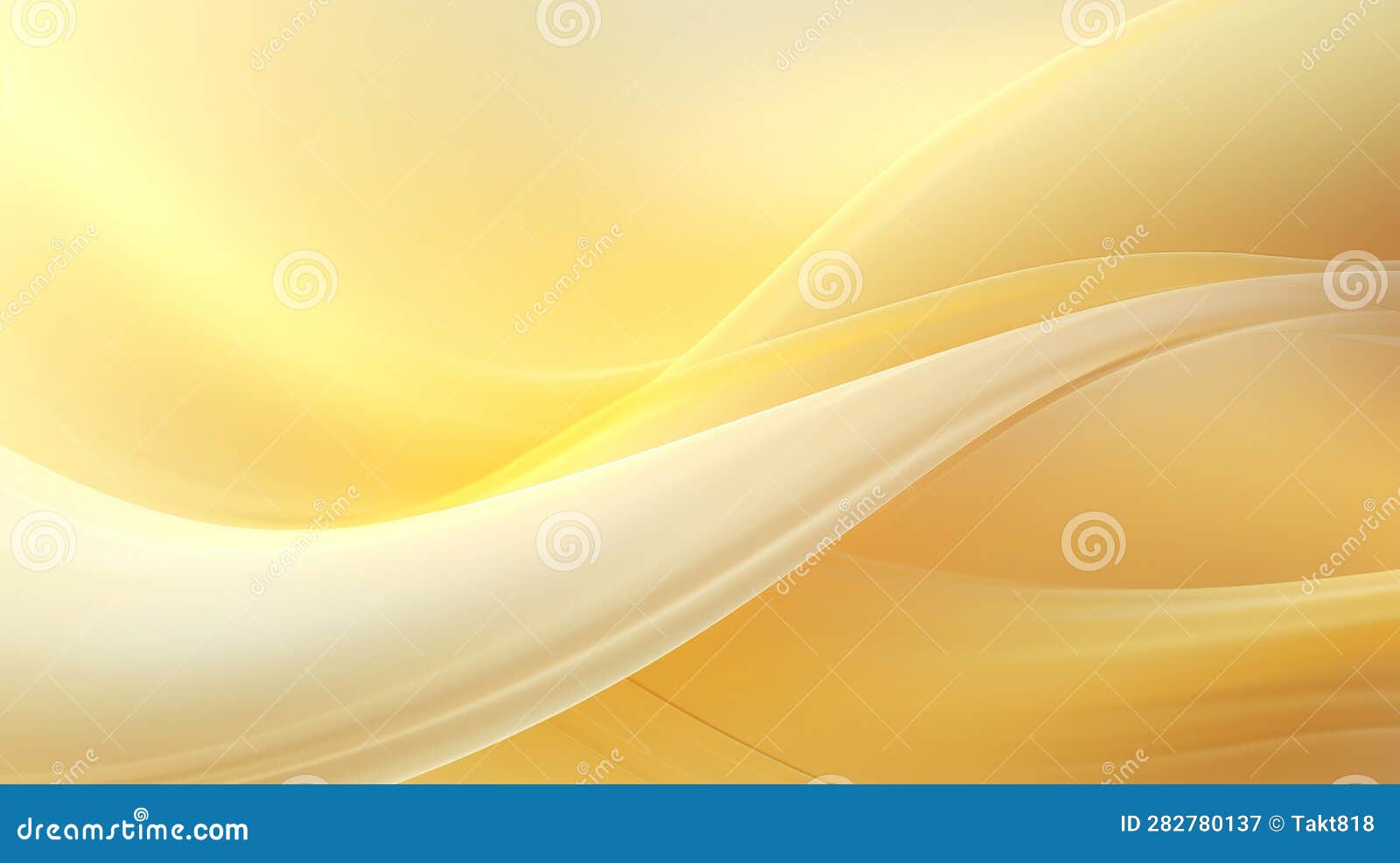 Yellow Gradient Abstract Line and Wave Background, Generative Ai Stock ...