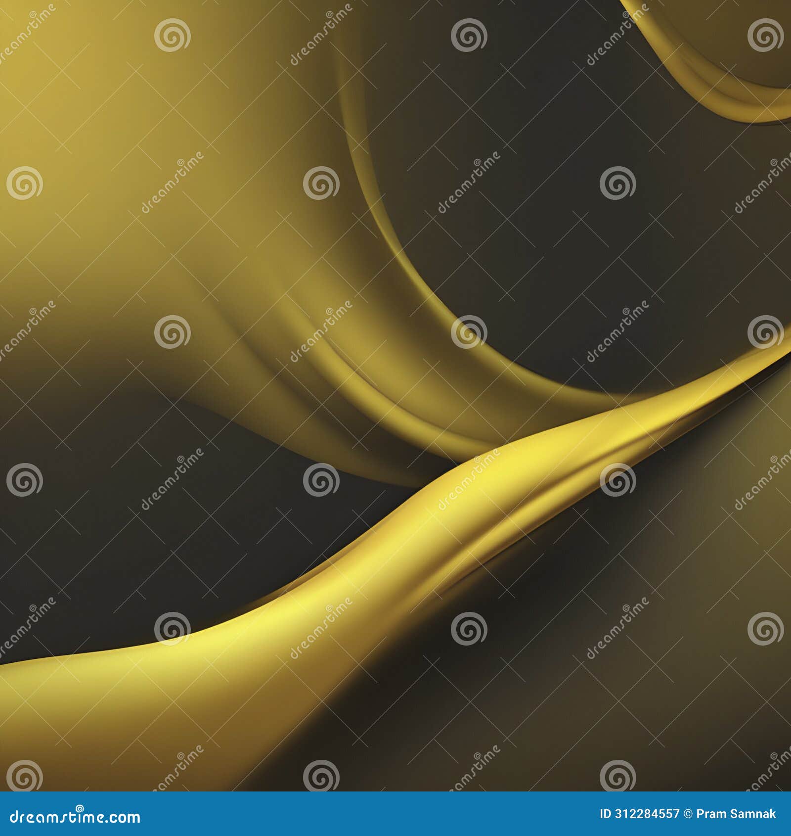 Yellow Gradient with Smooth Color Transitions. AI-Generated. Stock ...