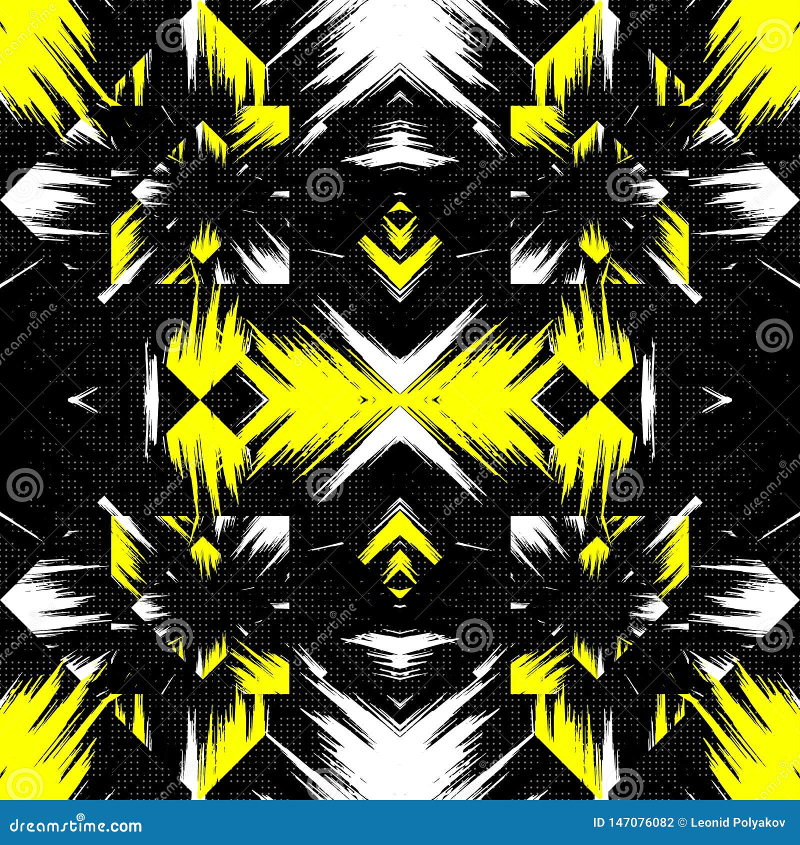 Yellow Graffiti Font Alphabet. Vector Letters Design. | CartoonDealer ...