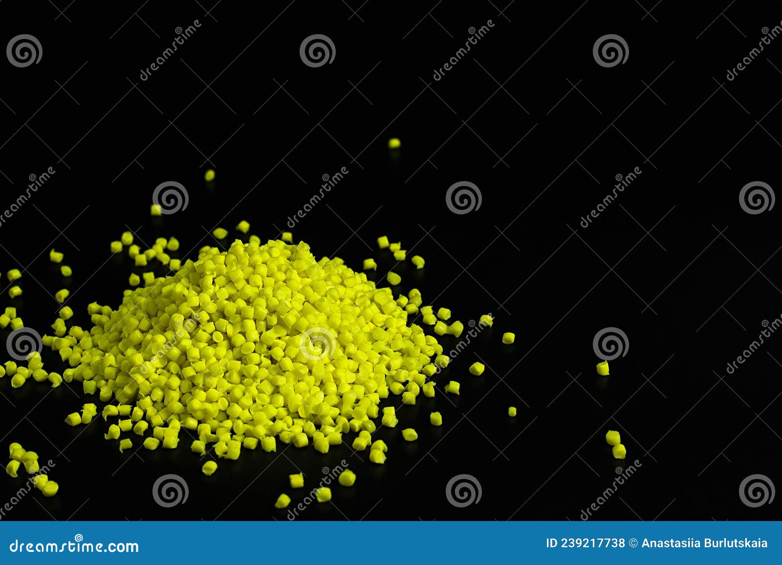Yellow Granules of Polypropylene, Polyamide. Background. Plastic and ...