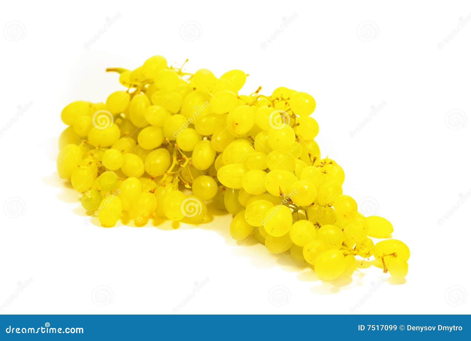 Yellow grapes stock image. Image of grapes, poster, vegetarianism - 7517099