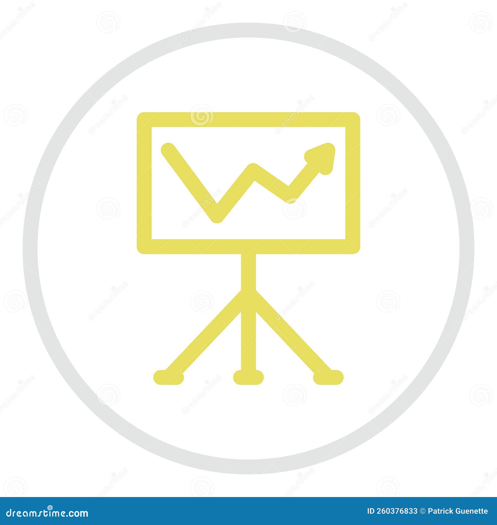 Yellow Bar-Graph Up And Arrow With Coin Is A Background Stock Photo ...
