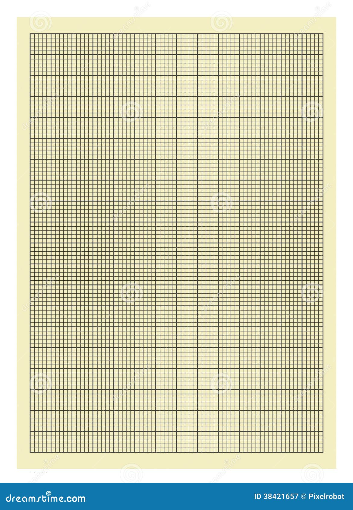 Yellow Graph Paper stock image. Image of office, element - 38421657
