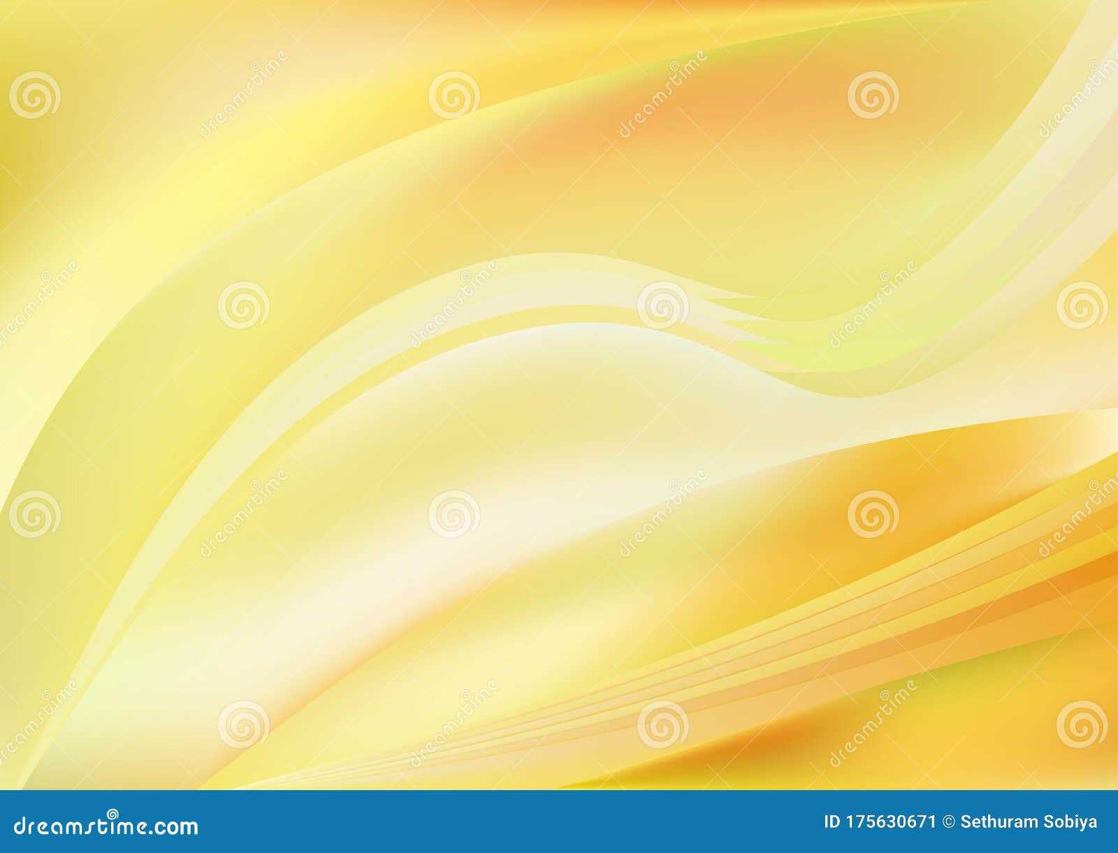 Yellow Graphics Artistic Background Vector Illustration Design Stock ...
