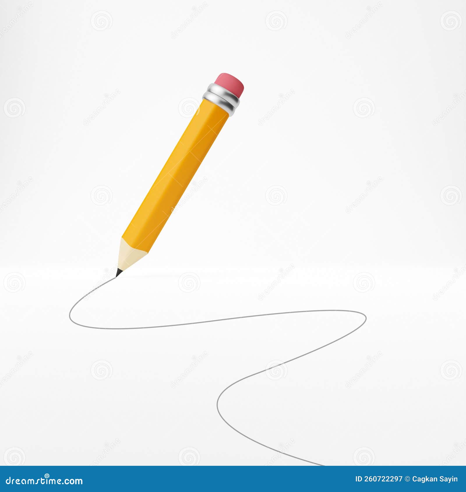 Pencil Curved Lines Stock Photography | CartoonDealer.com #1802714