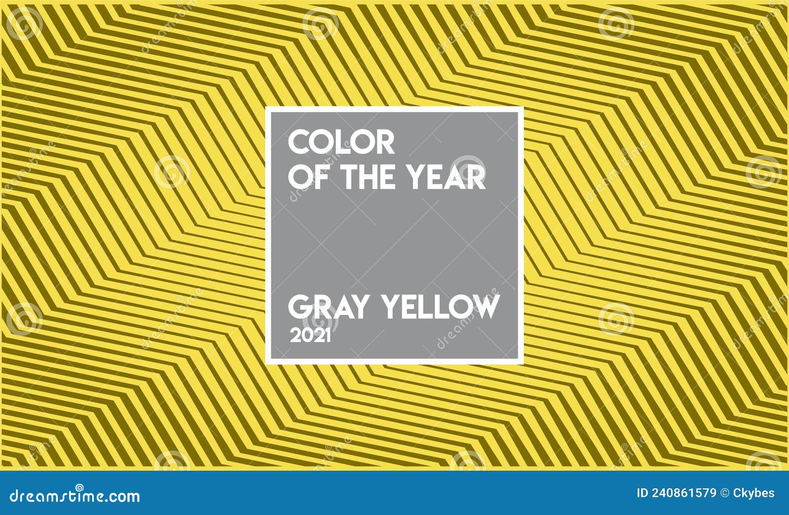 Yellow and Gray Color Sample. Vector Stock Vector - Illustration of ...