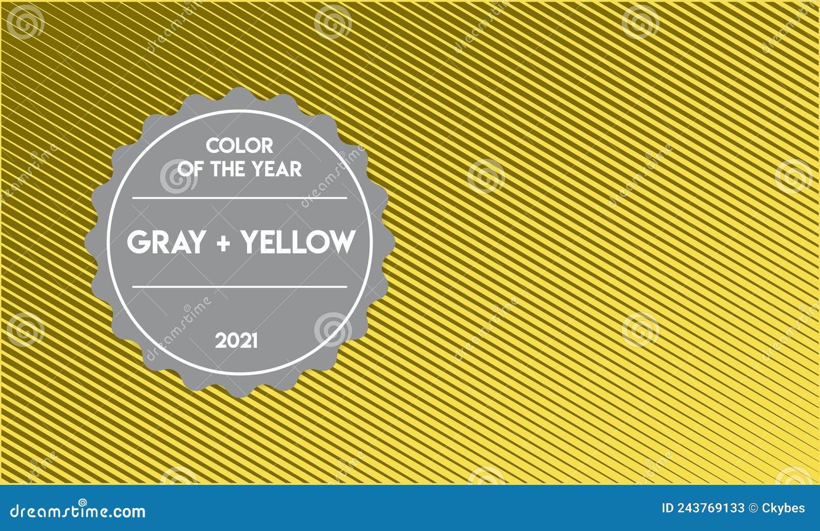 Yellow and Gray Color Sample. Vector Stock Vector - Illustration of ...