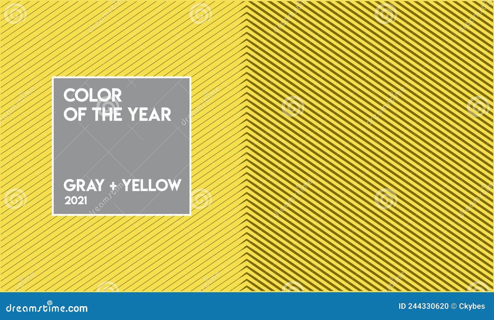 Yellow and Gray Color Sample. Vector Stock Vector - Illustration of ...
