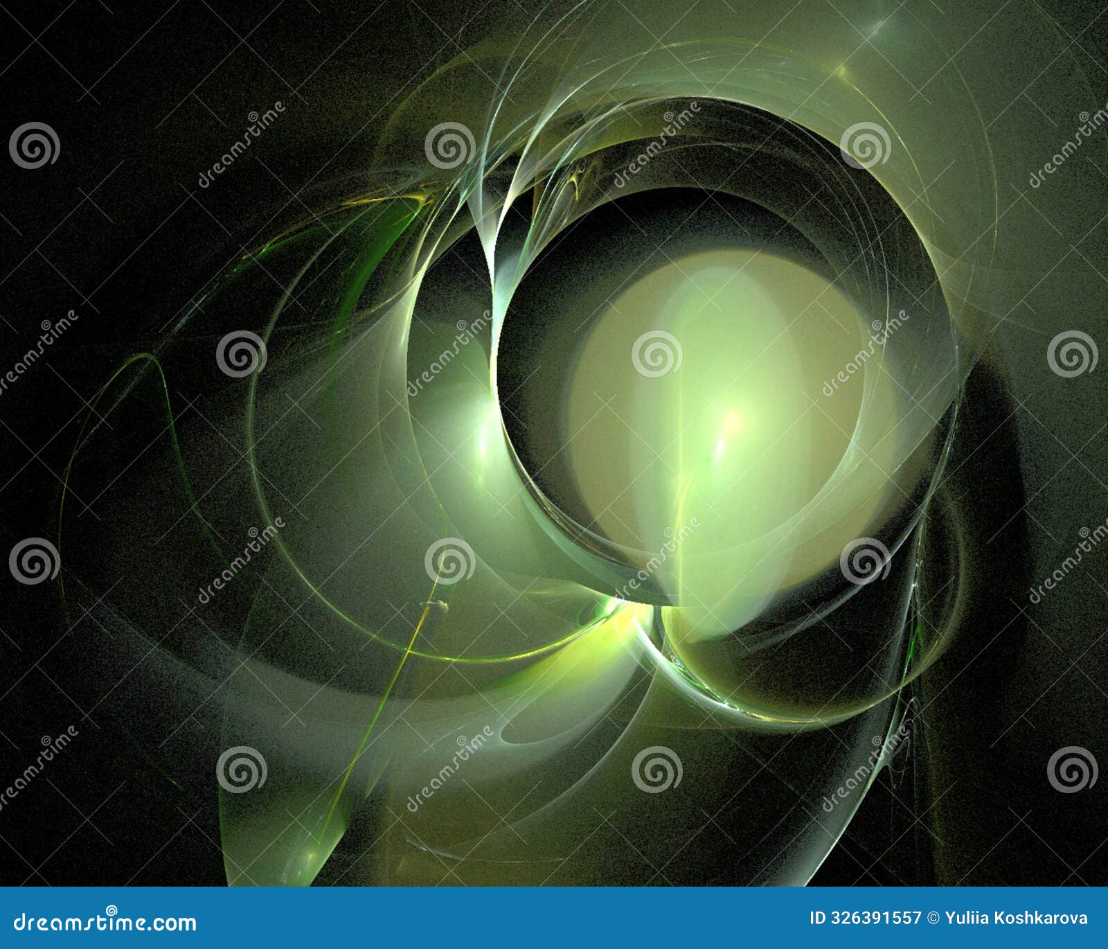 Yellow Green Abstract Pattern on a Black Background, Wallpaper Stock ...