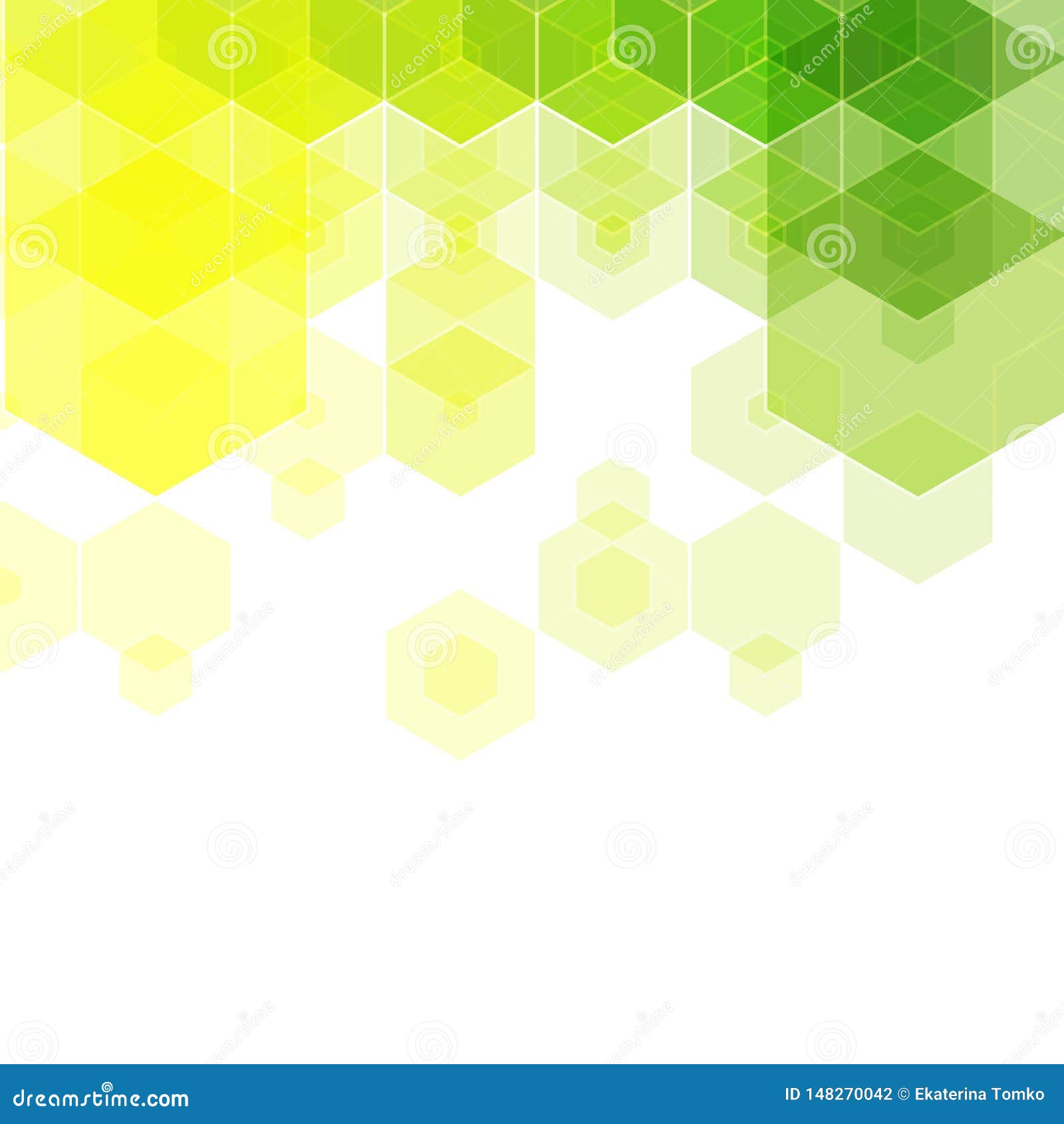 Yellow Green Background. Layout for a Scientific Presentation. Banner ...