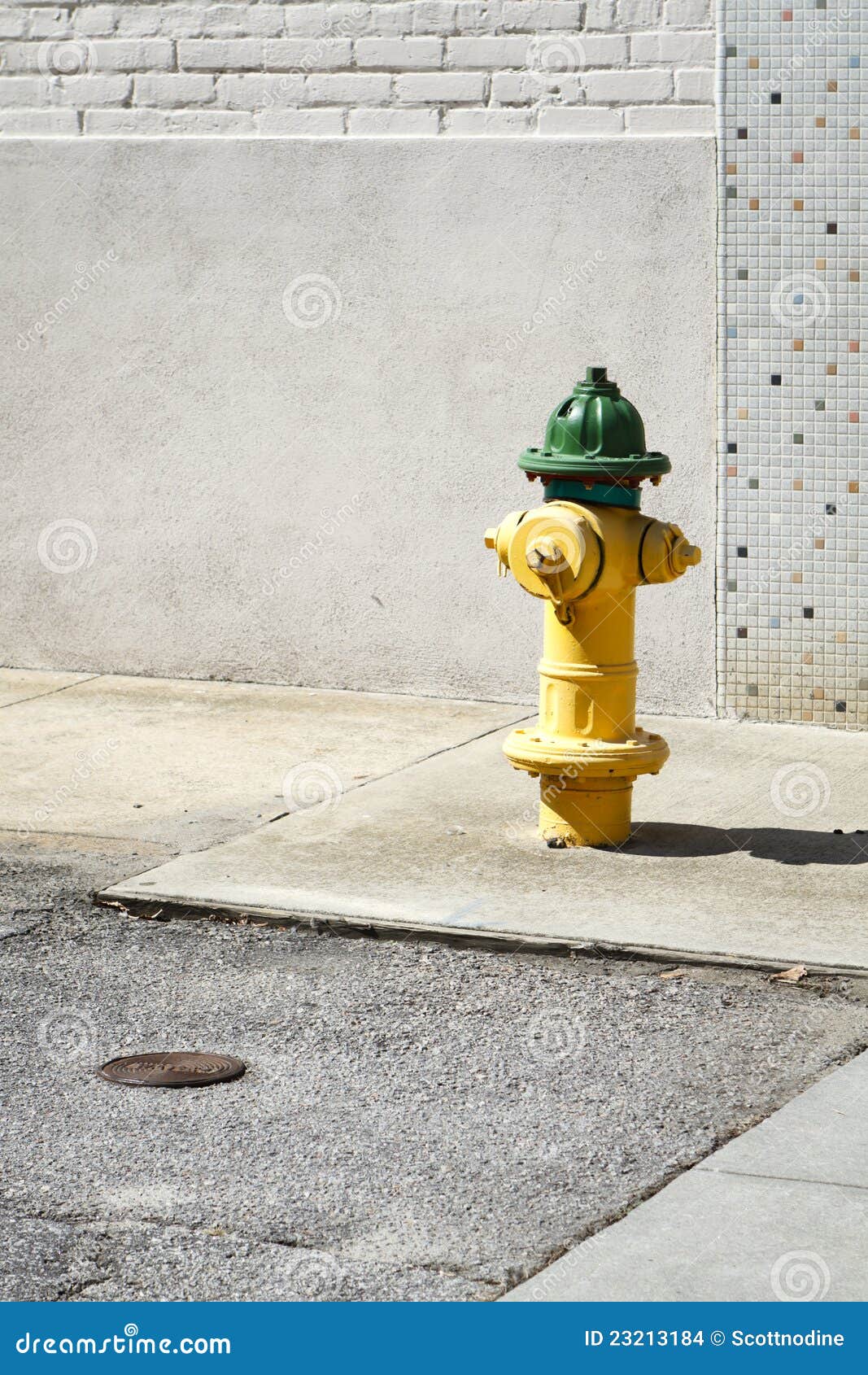 Green Fire Assembly Point Sign Hanging From Ceiling Stock Photo ...